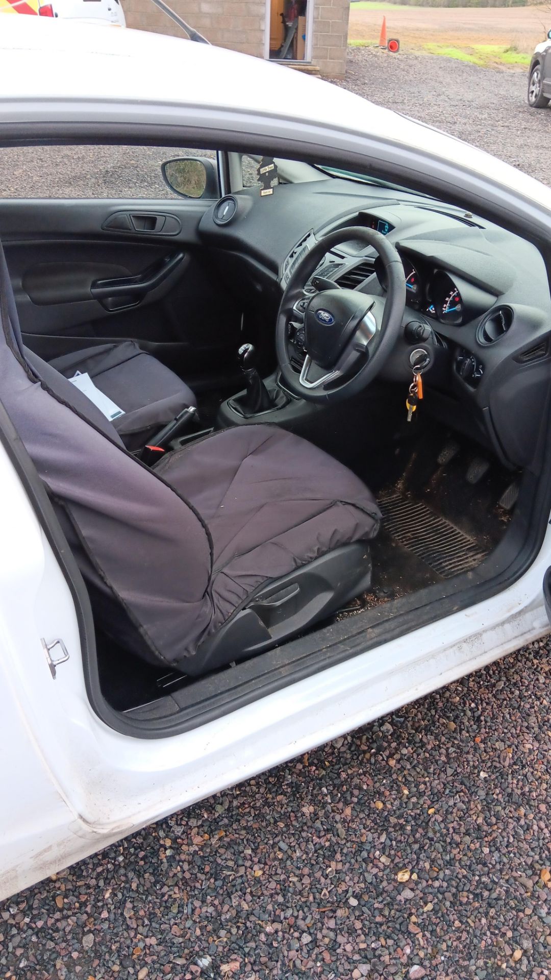 Ford Fiesta 1.5 TDCi Van, Registration FM17 VTU, Odometer 100,085 miles ...