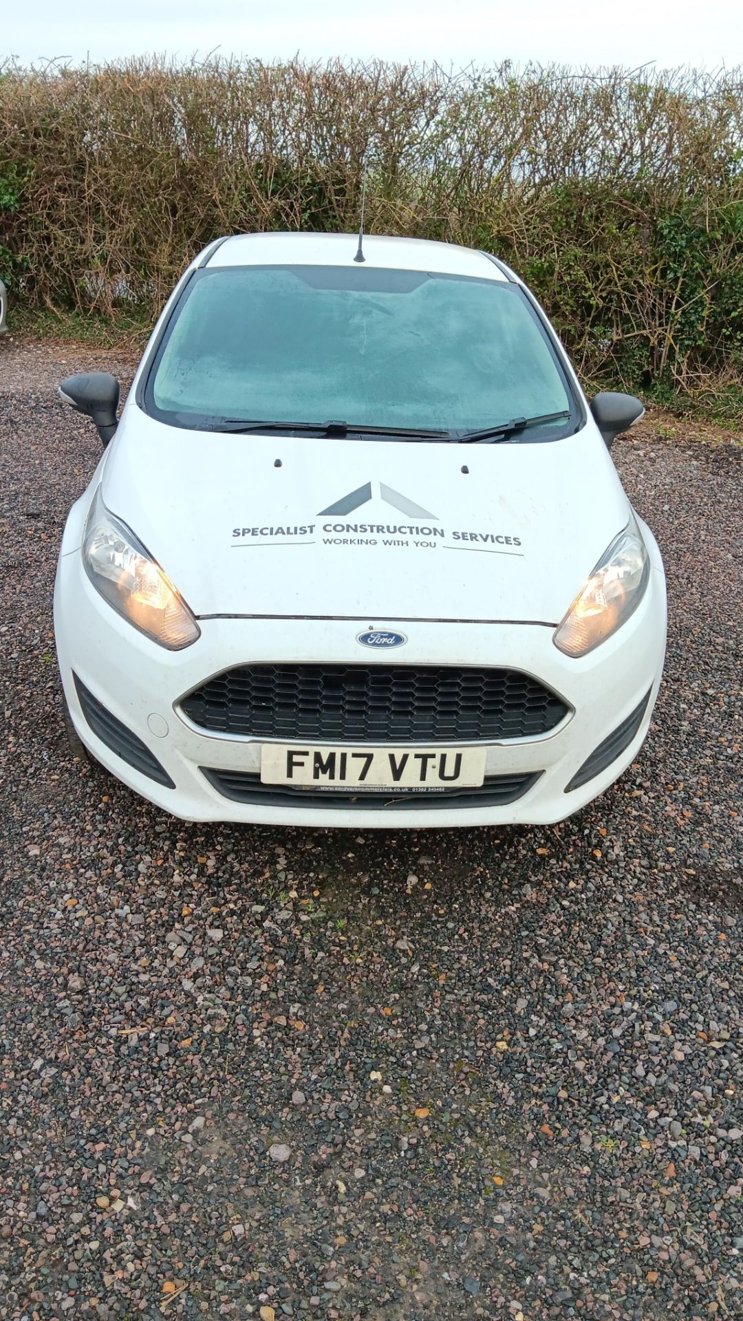 Ford Fiesta 1.5 TDCi Van, Registration FM17 VTU, Odometer 100,085 miles ...