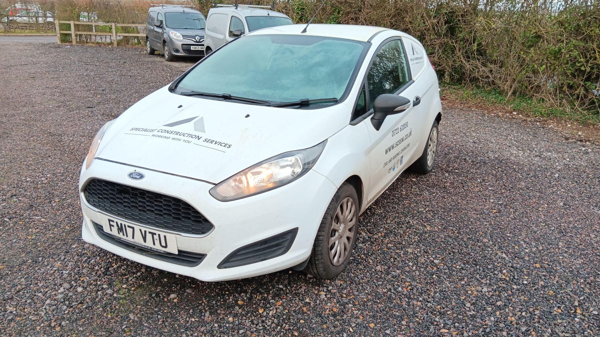 Ford Fiesta 1.5 TDCi Van, Registration FM17 VTU, Odometer 100,085 miles ...