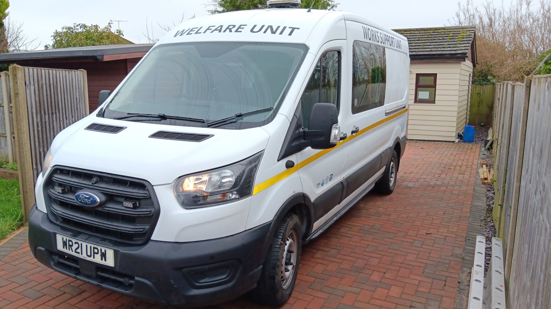 Ford Transit 350 leader Ecoblue Welfare Van, Registration WR21 UPW ...