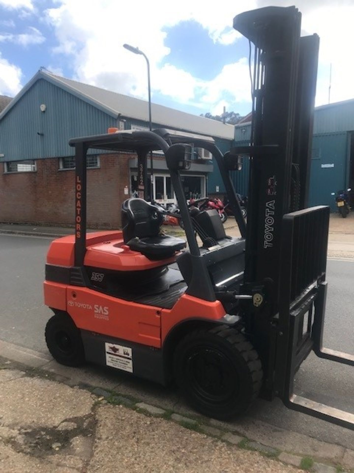 Toyota 3.5Ton Electric Forklift, Model 7FBJ35, Max Lift height: 6000mm ...