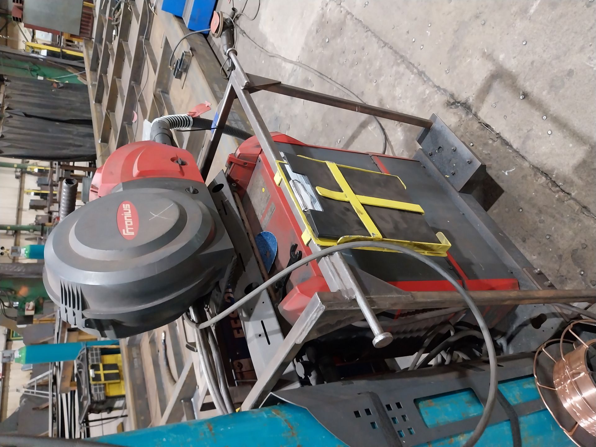 Fronius TPS400i mig welder with WF25i wire feed, Binzel FES-200 W3 ...
