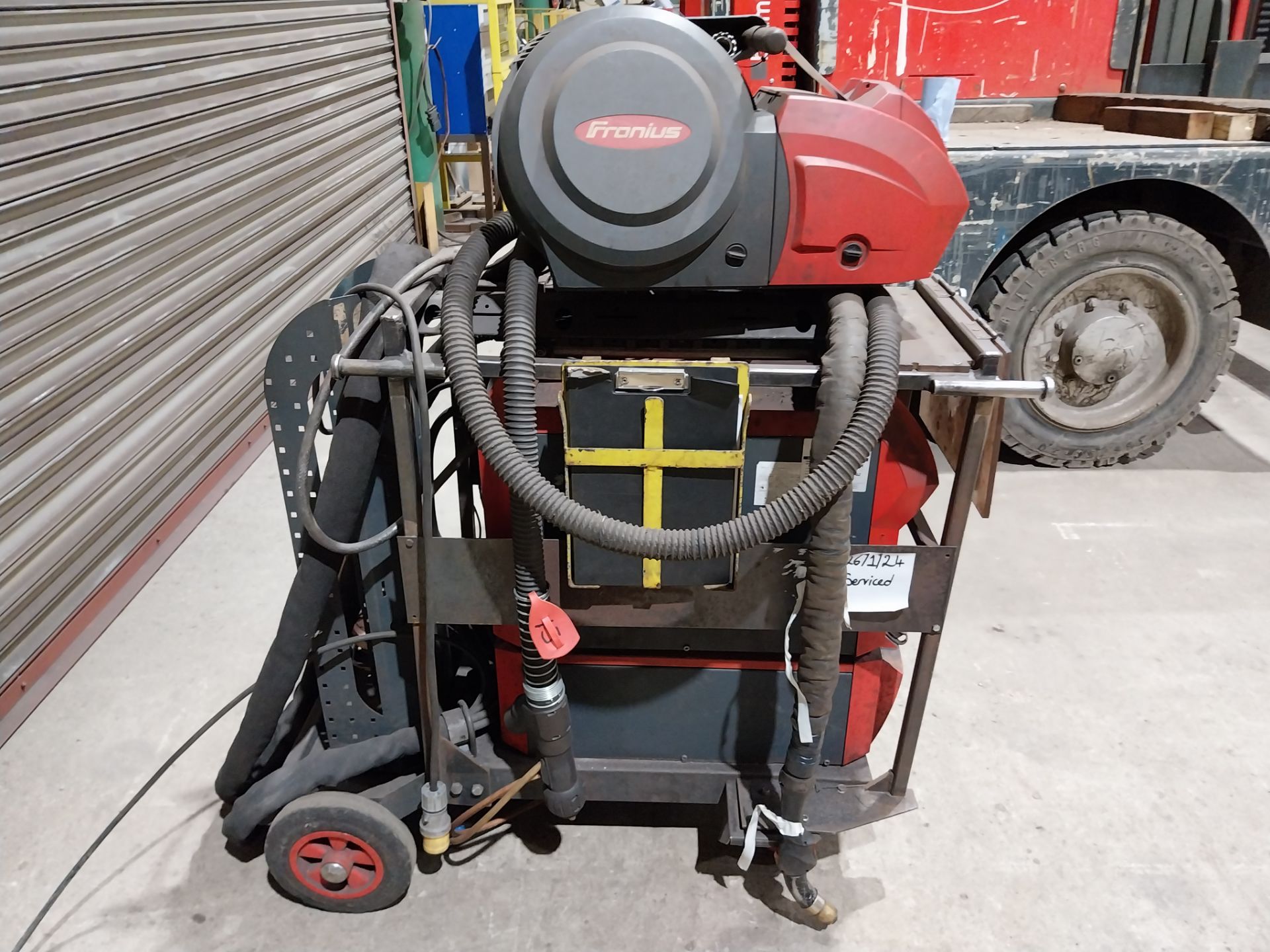Fronius TPS 400i watercooled mig welder with WF25i wirefeed and Binzel ...