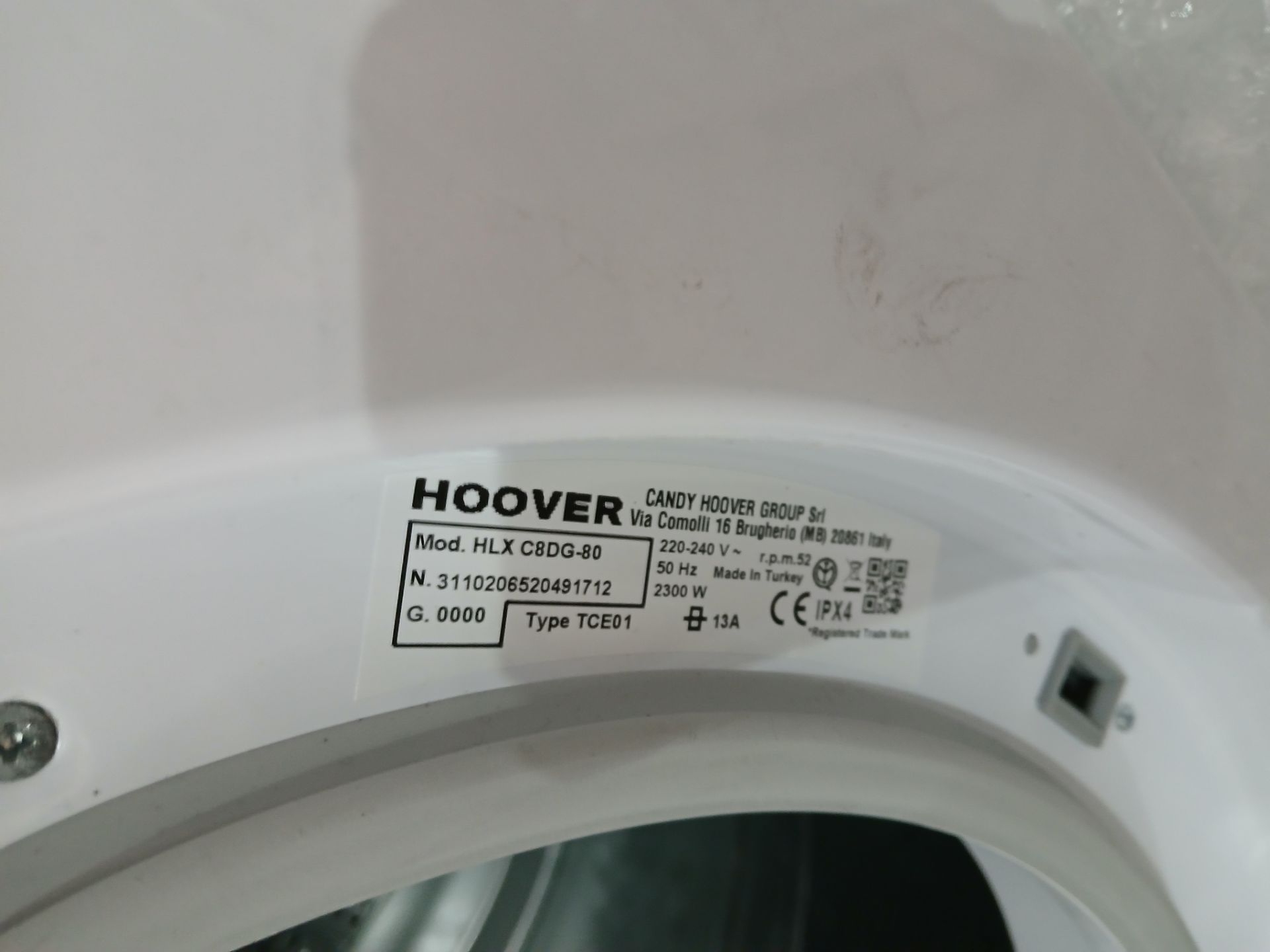 Hoover HLXC8DG-80 All in One Condenser (Please note, Viewing Strongly ...