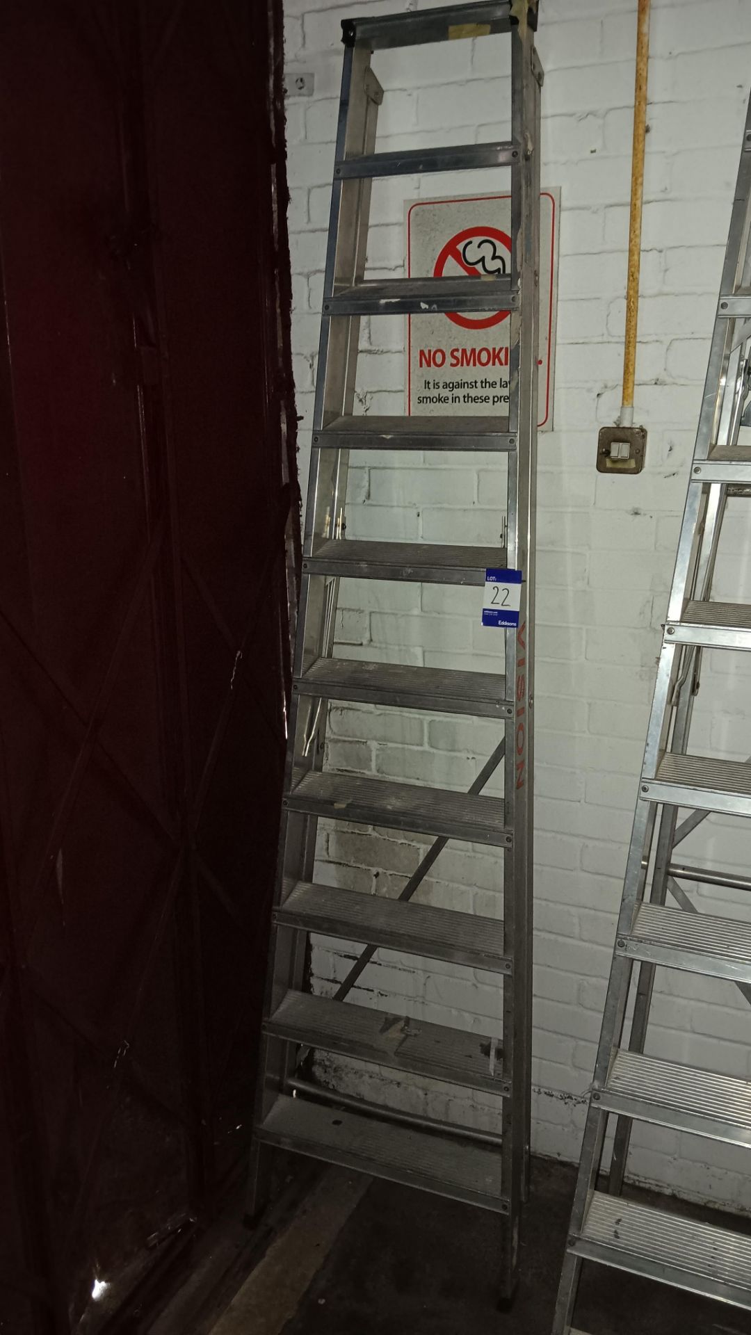 Youngman 10-tread swingback step ladder – Located in Unit 3
