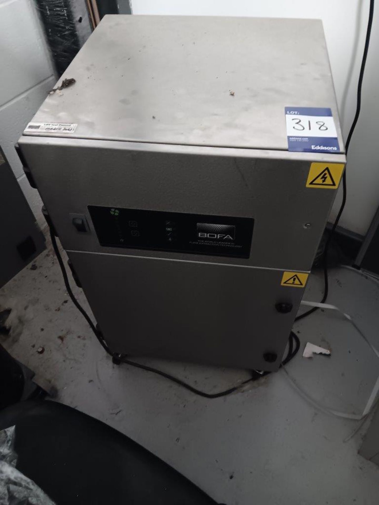 Bofa System T30A fume extractor Serial number T30A-00197 240v (Main ...