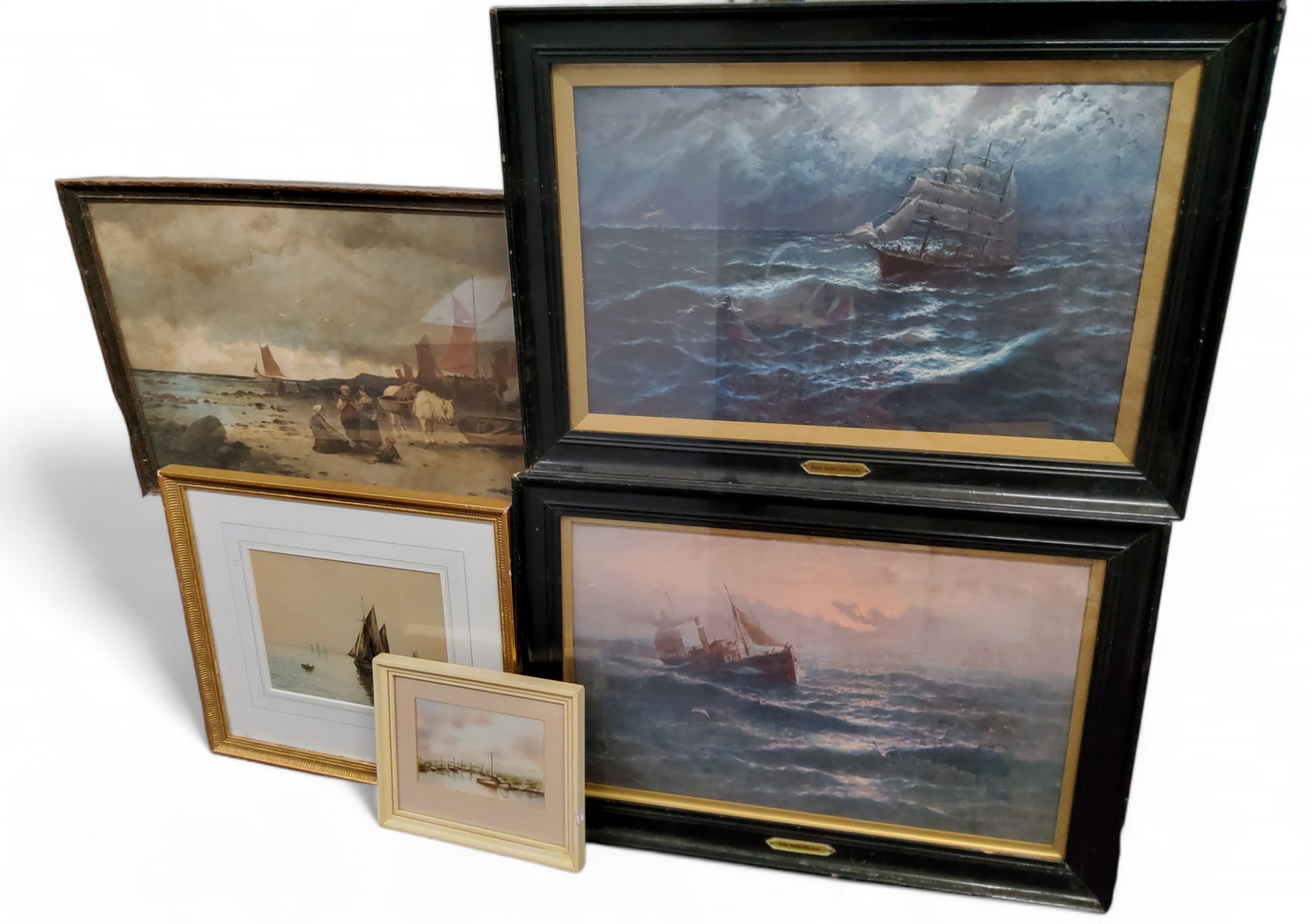W*J Bennett, early 20th century, Morning Mist Off Brixham, signed ...