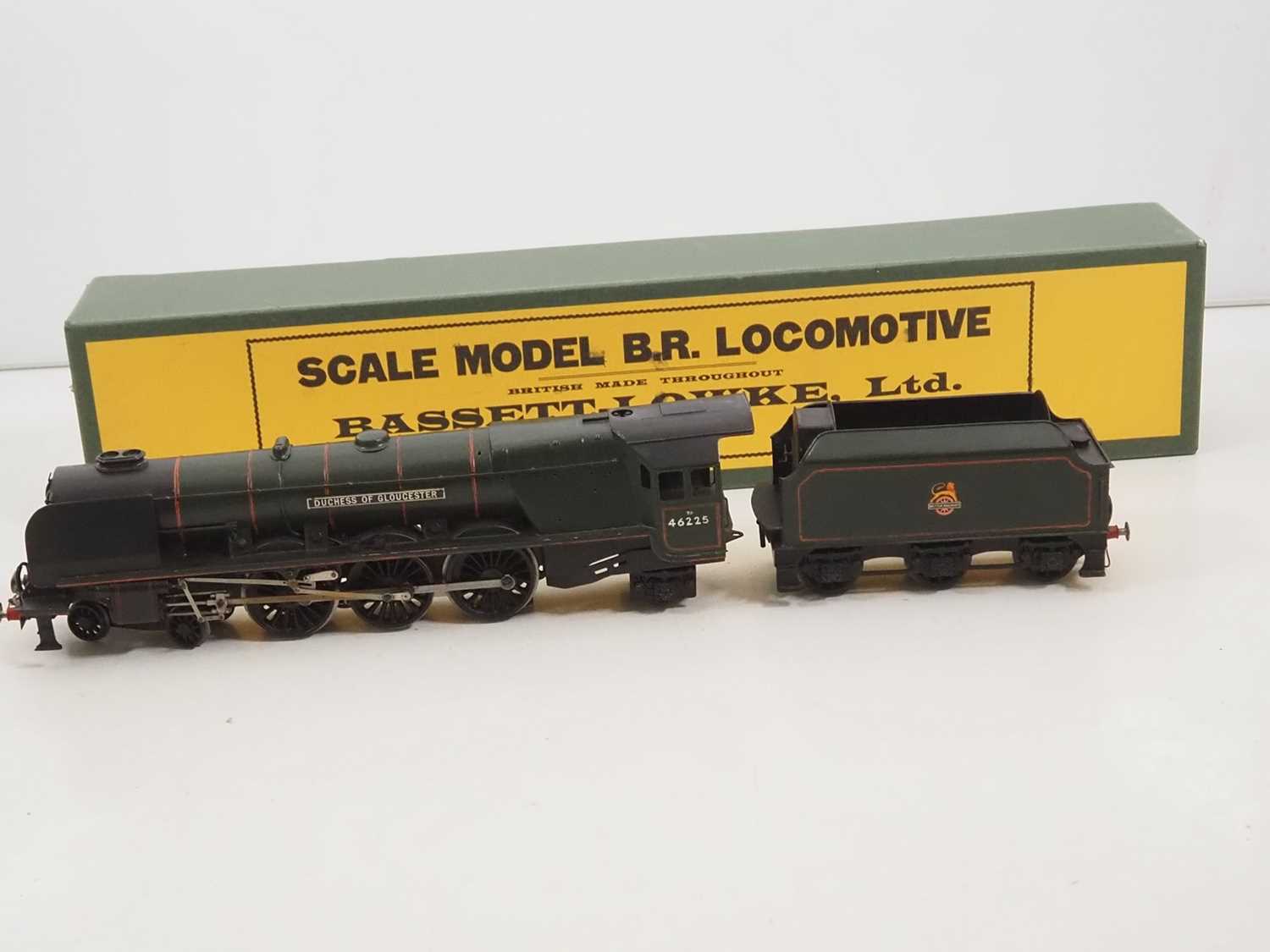 A BASSETT-LOWKE O gauge 3-rail electric Princess Coronation Class steam ...