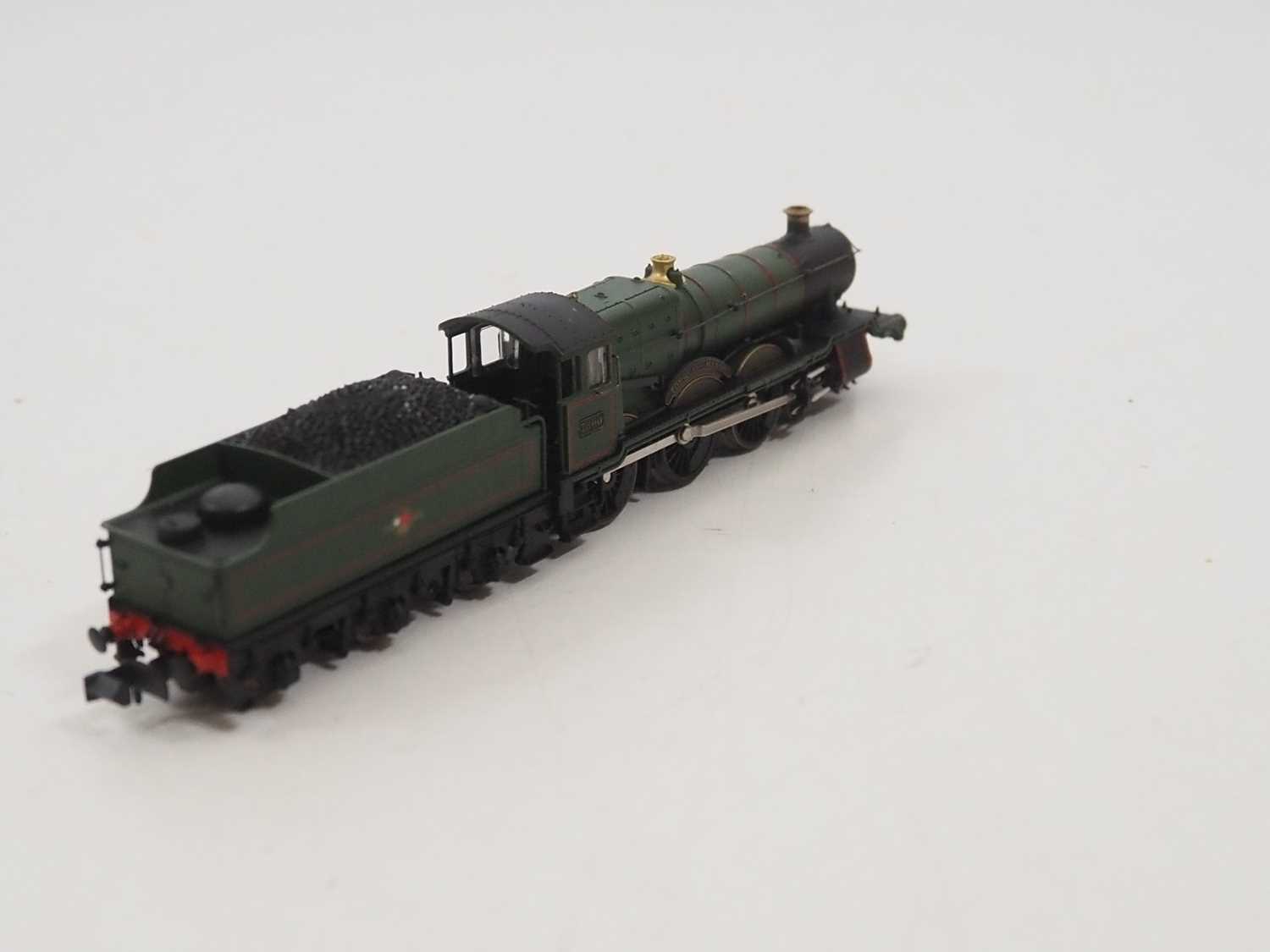 An IXION MODELS N gauge Manor Class steam locomotive 'Torquay Manor' in ...