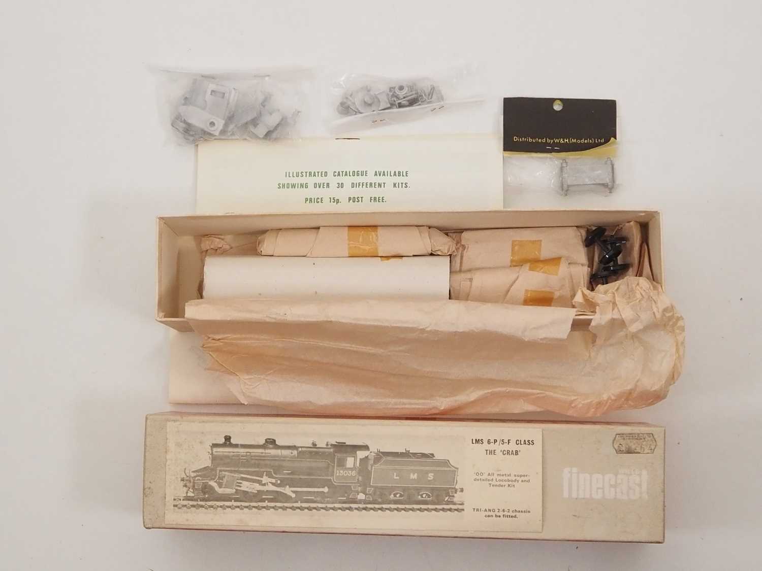 A pair of unbuilt WILLS FINECAST OO gauge white metal/brass locomotive ...