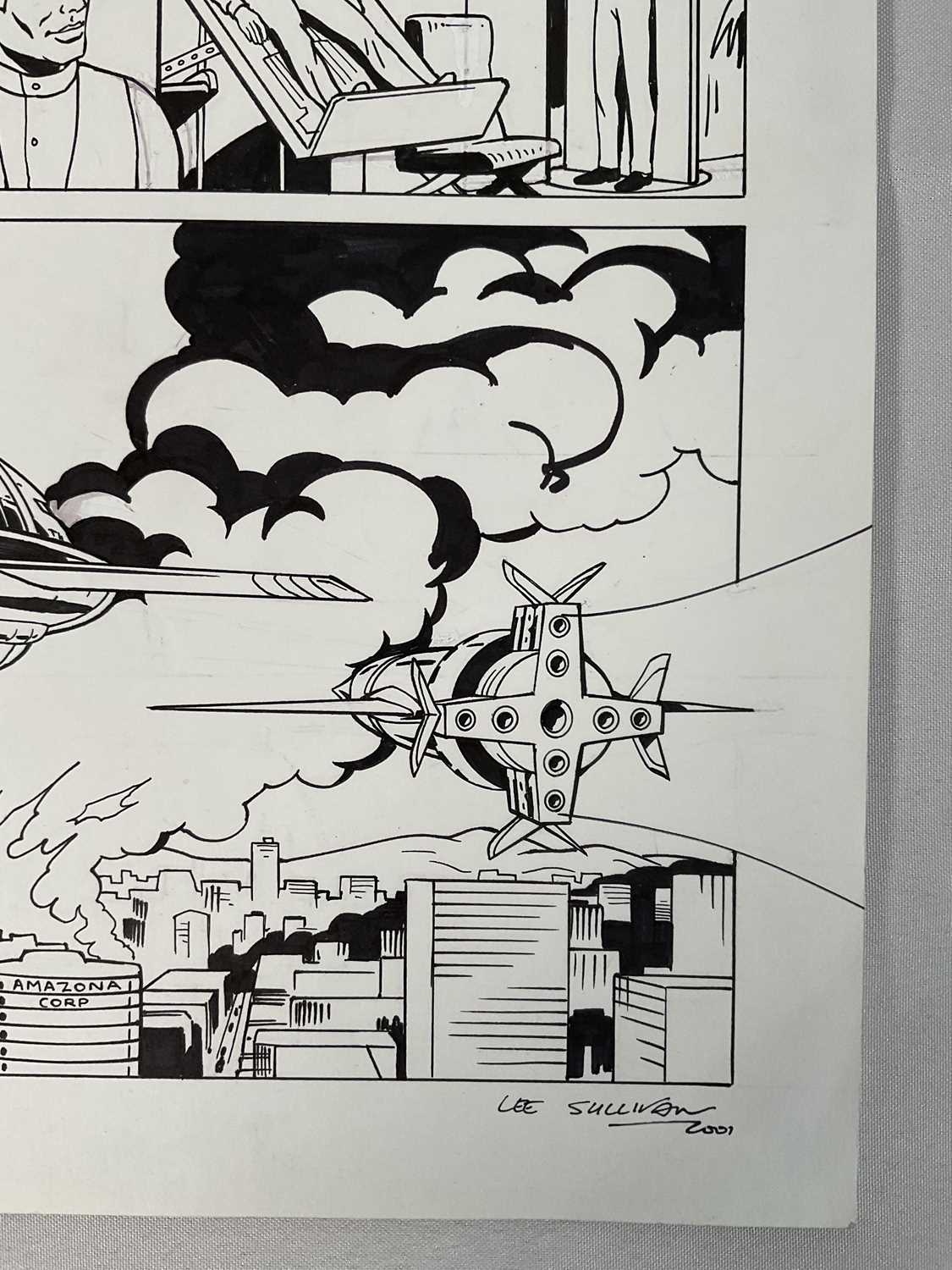 Original Comic Book artwork - Lee Sullivan artwork for an issue of ...