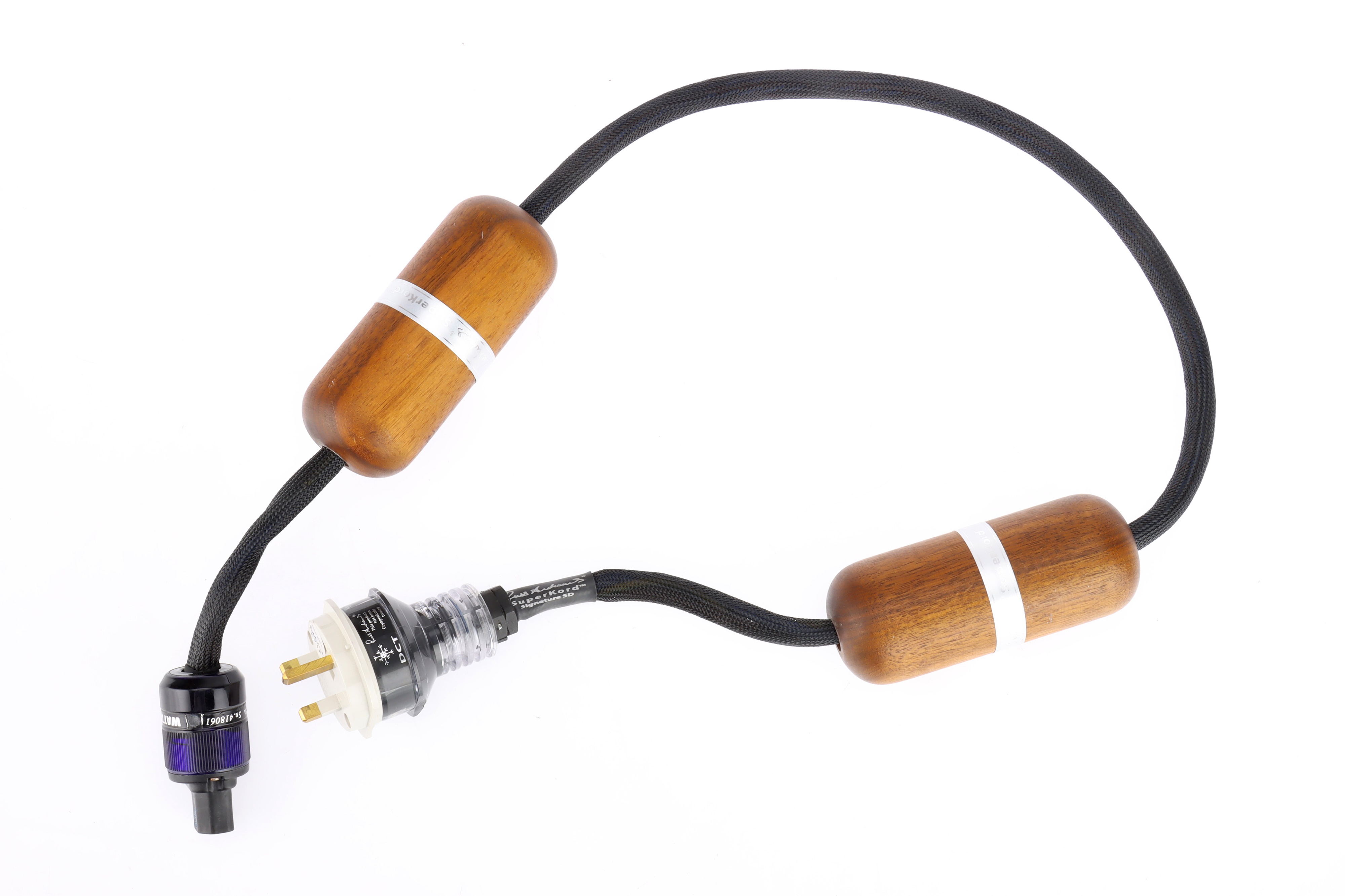 A Russ Andrews SuperKord Signature SD II Mains Cable, overall lenght 1 ...
