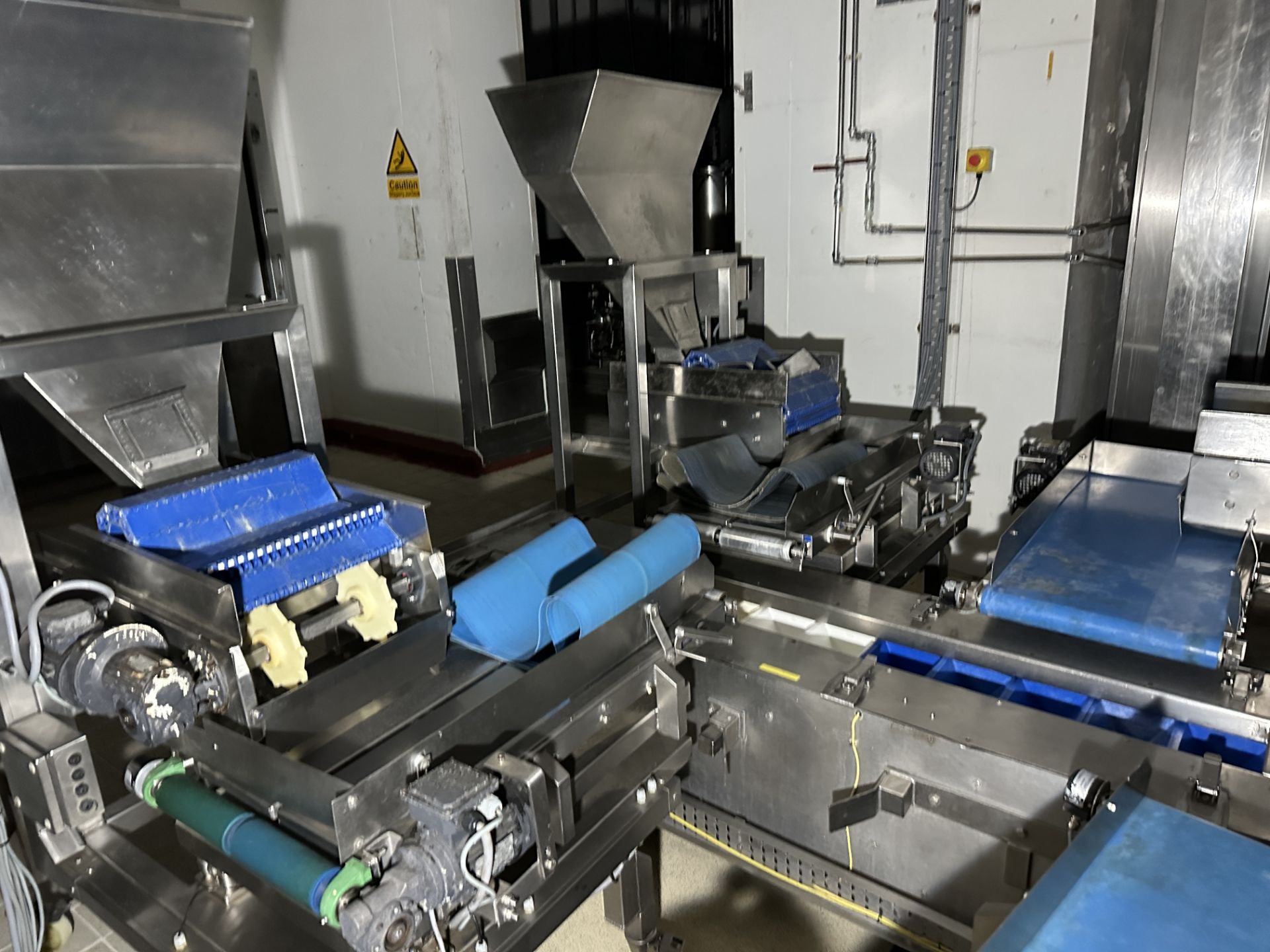 1 x Complete Rospen weighing depositing system. With 4 x vibratory ...