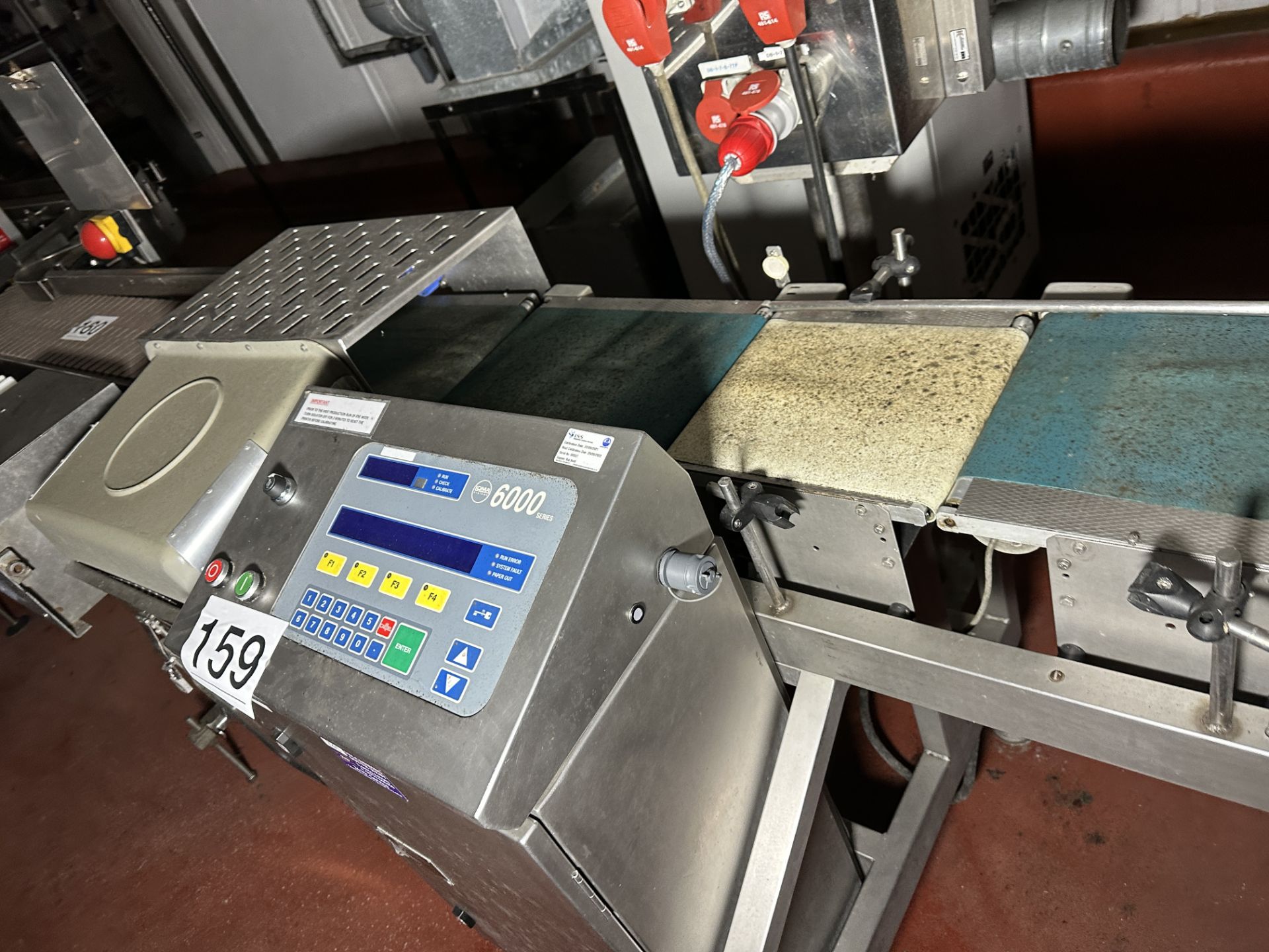 1 x Loma 6000 checkweigher approx. 1.5 m long x 300 mm. Belt width 250 ...