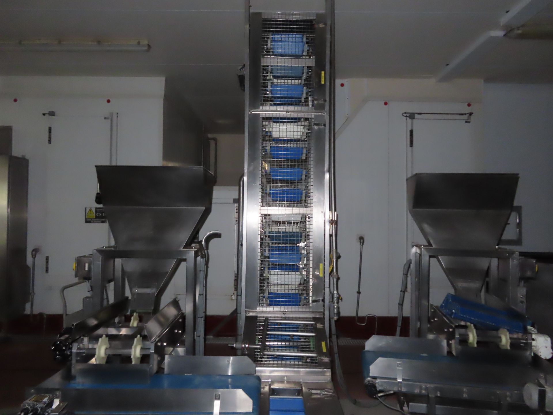 1 x Complete Rospen weighing depositing system. With 4 x vibratory ...