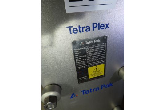 1 x Tetra Pak Alfa Laval type C6-SH heat exchanger. Dims approx. 1.1 m ...