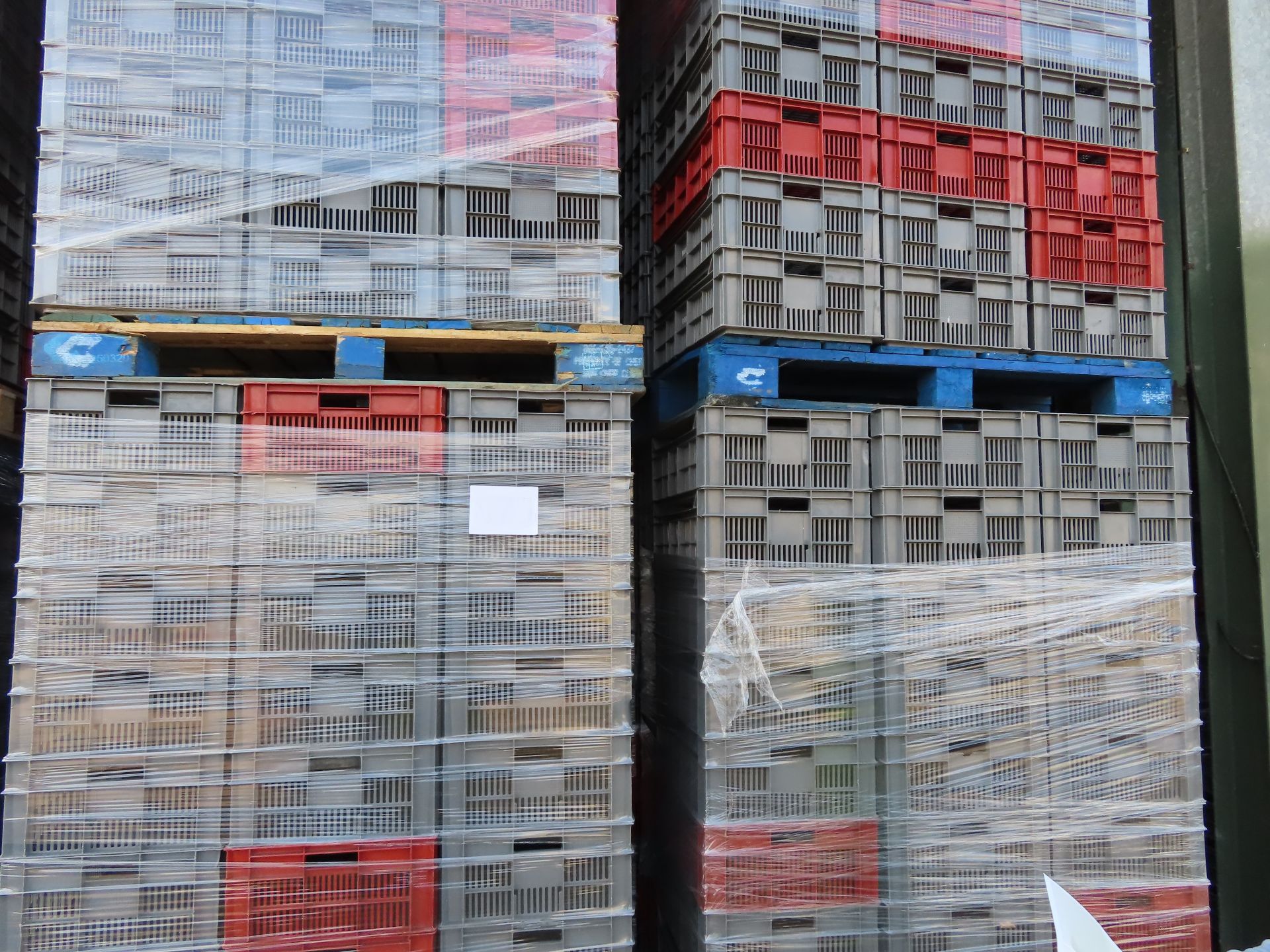 4 x Pallets of plastic trays. Each pallet contains 50 trays. Total 200 ...