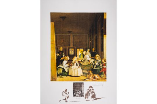 Salvador Dalí (1904-1989) Velasquez 'Les ménines', from Changes in ...