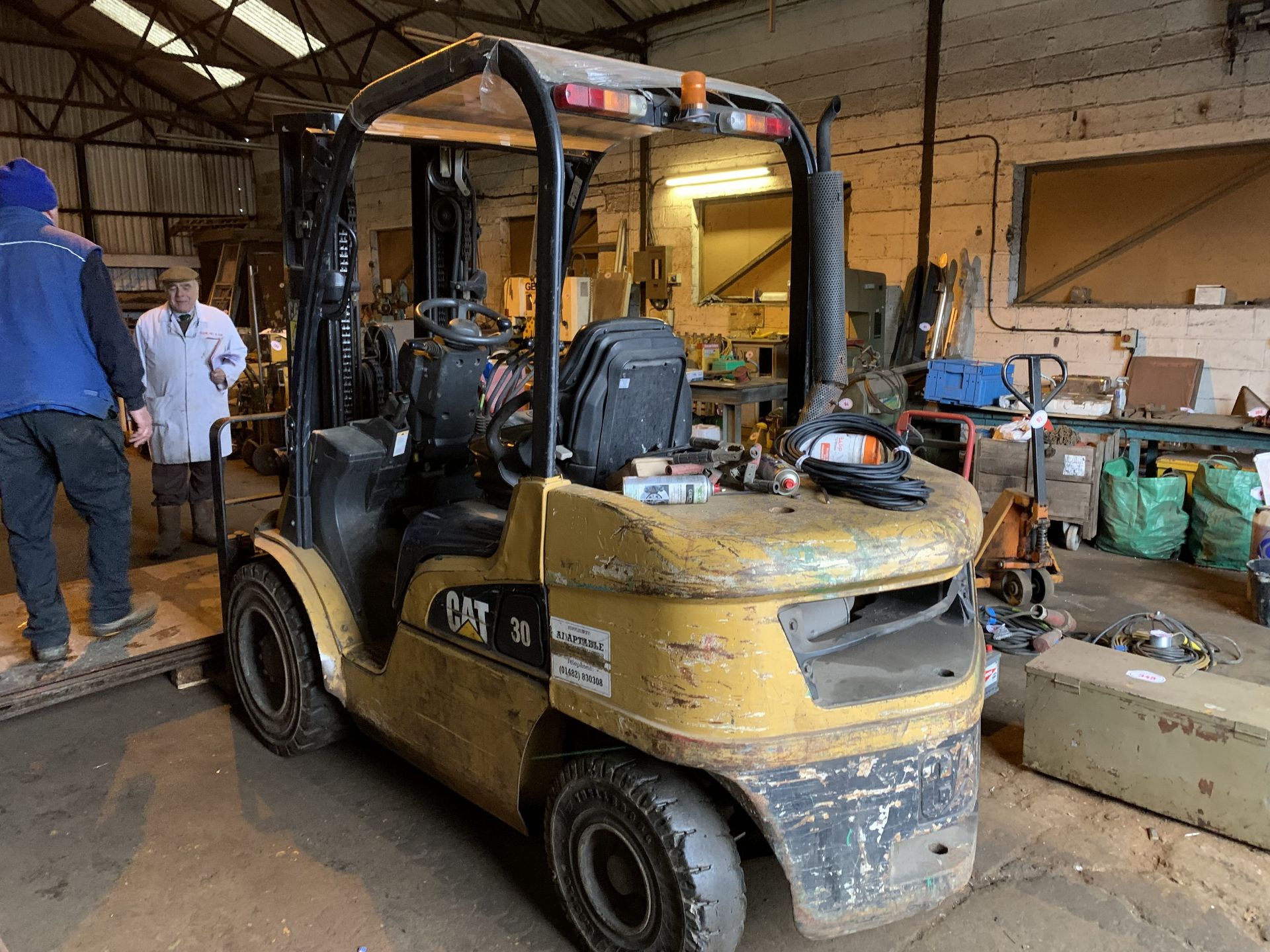 **NO VAT** CAT DP30N 3.5ton diesel forklift with side shift. TO BE ...