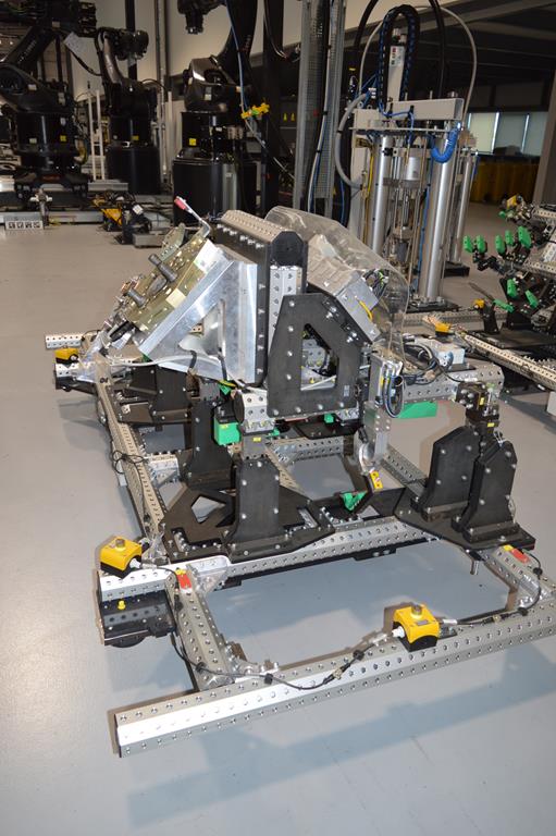 Edag Production Solutions robot tooling fitted with Tunkers clamping ...