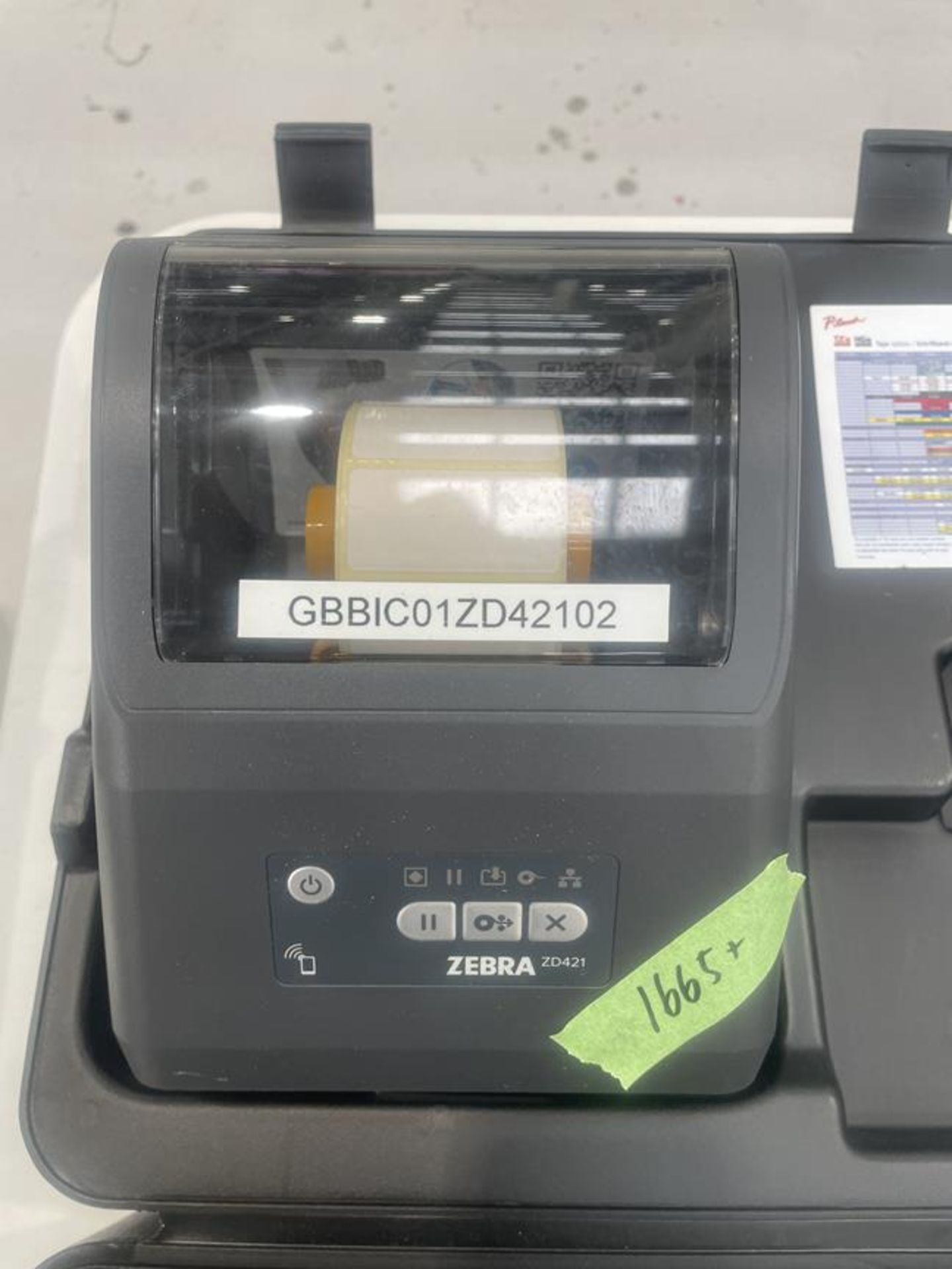 Brother, P-Touch D600 label marker and Zebra, ZD421 label printer