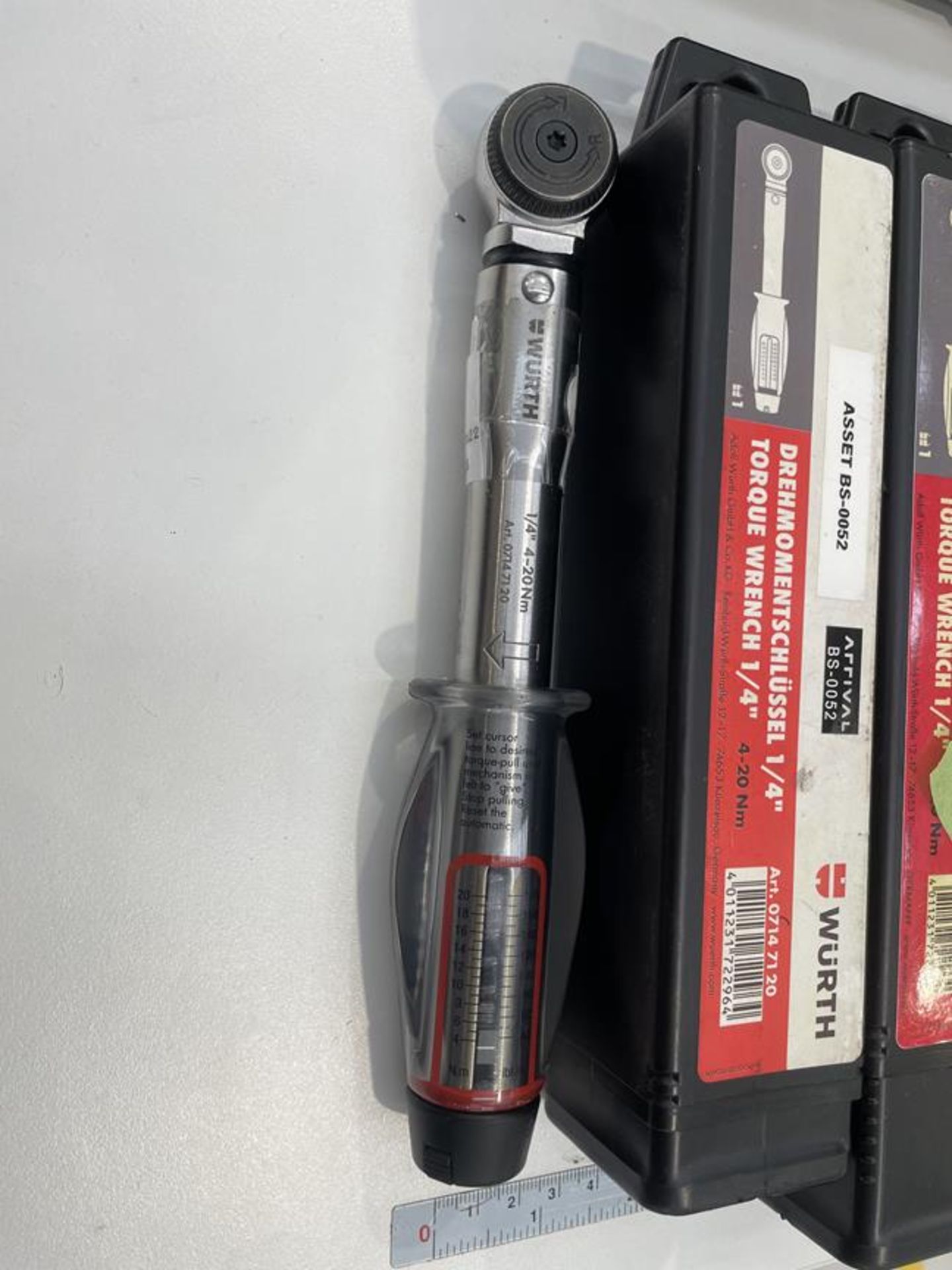 3x (no.) Wurth, ¼" torque wrench