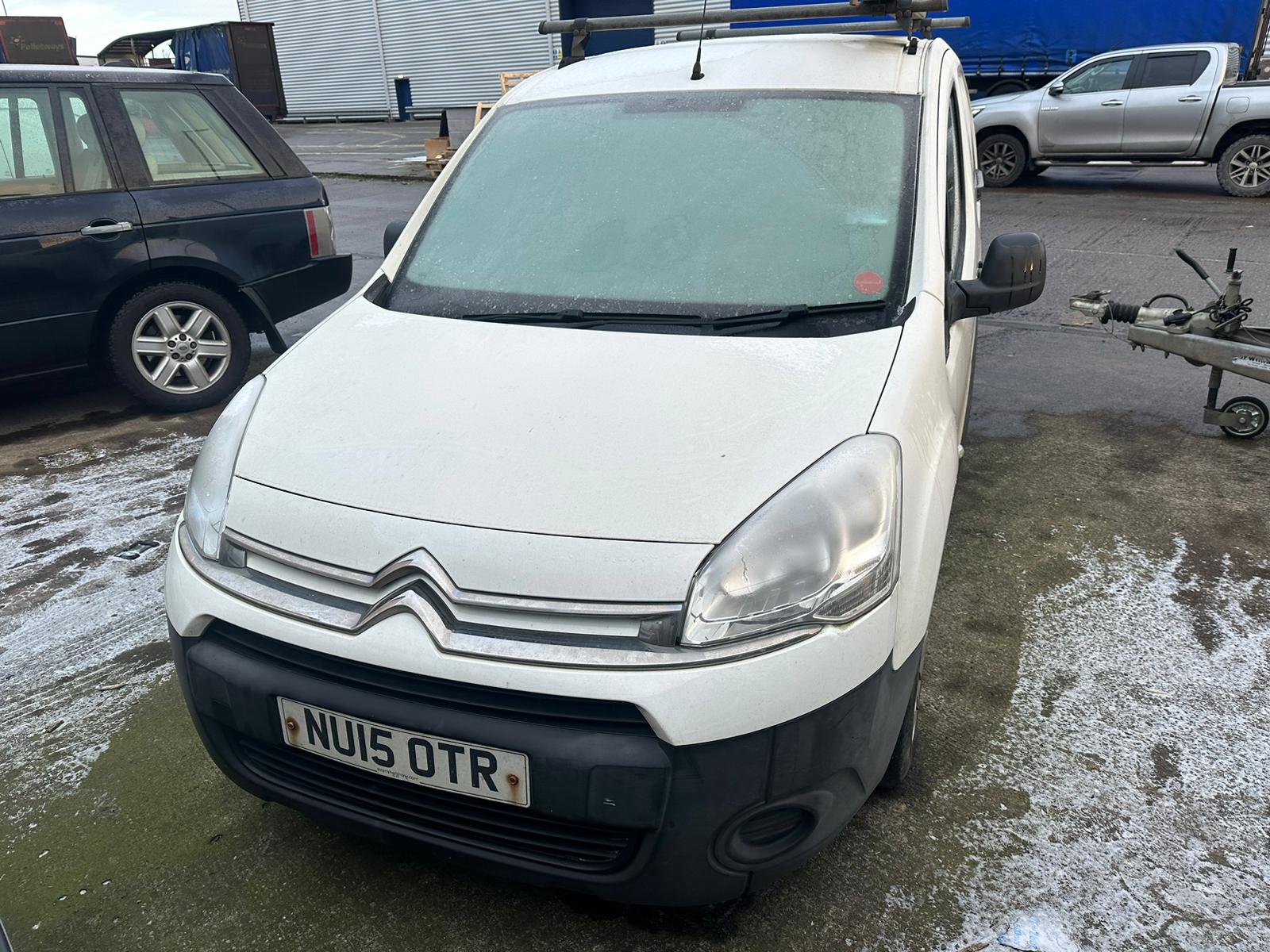 CITROEN BERLINGO 2015 WHITE 3 SEATS, REG NU15 OTR, MILEAGE 74826 MOT ...