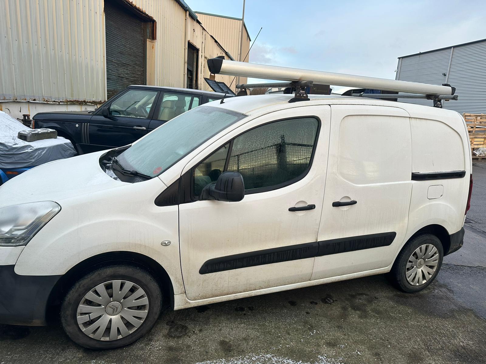 CITROEN BERLINGO 2015 WHITE 3 SEATS, REG NU15 OTR, MILEAGE 74826 MOT ...
