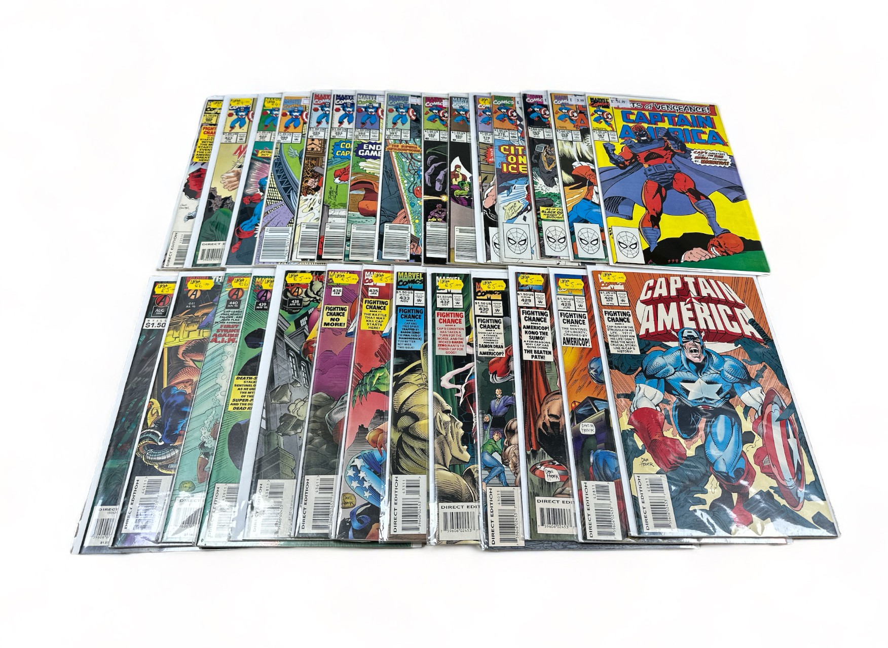 Marvel Comics Captain America 1990s Nos 367,368, 369, 372, 378, 380 ...