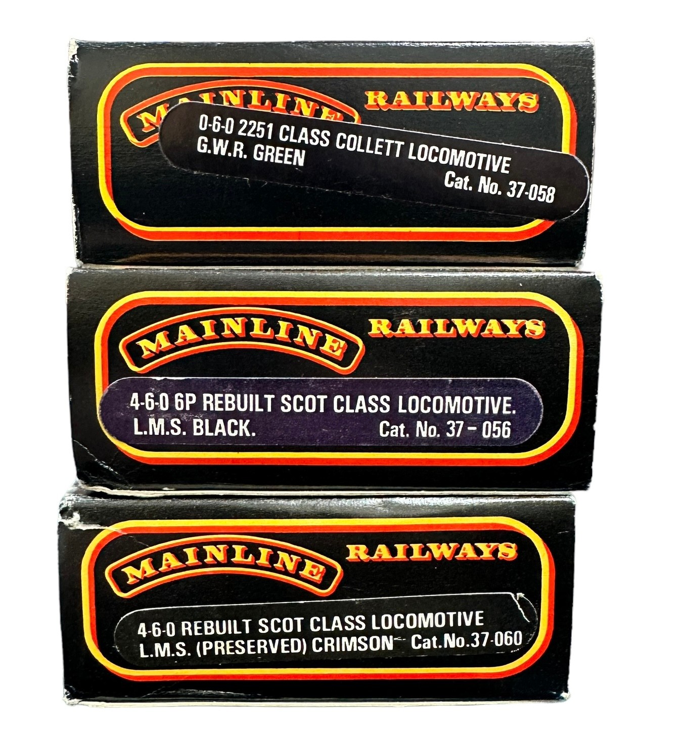 Mainline trio of locomotives, with LMS 6100 Royal Scot No. 37060, LMS ...