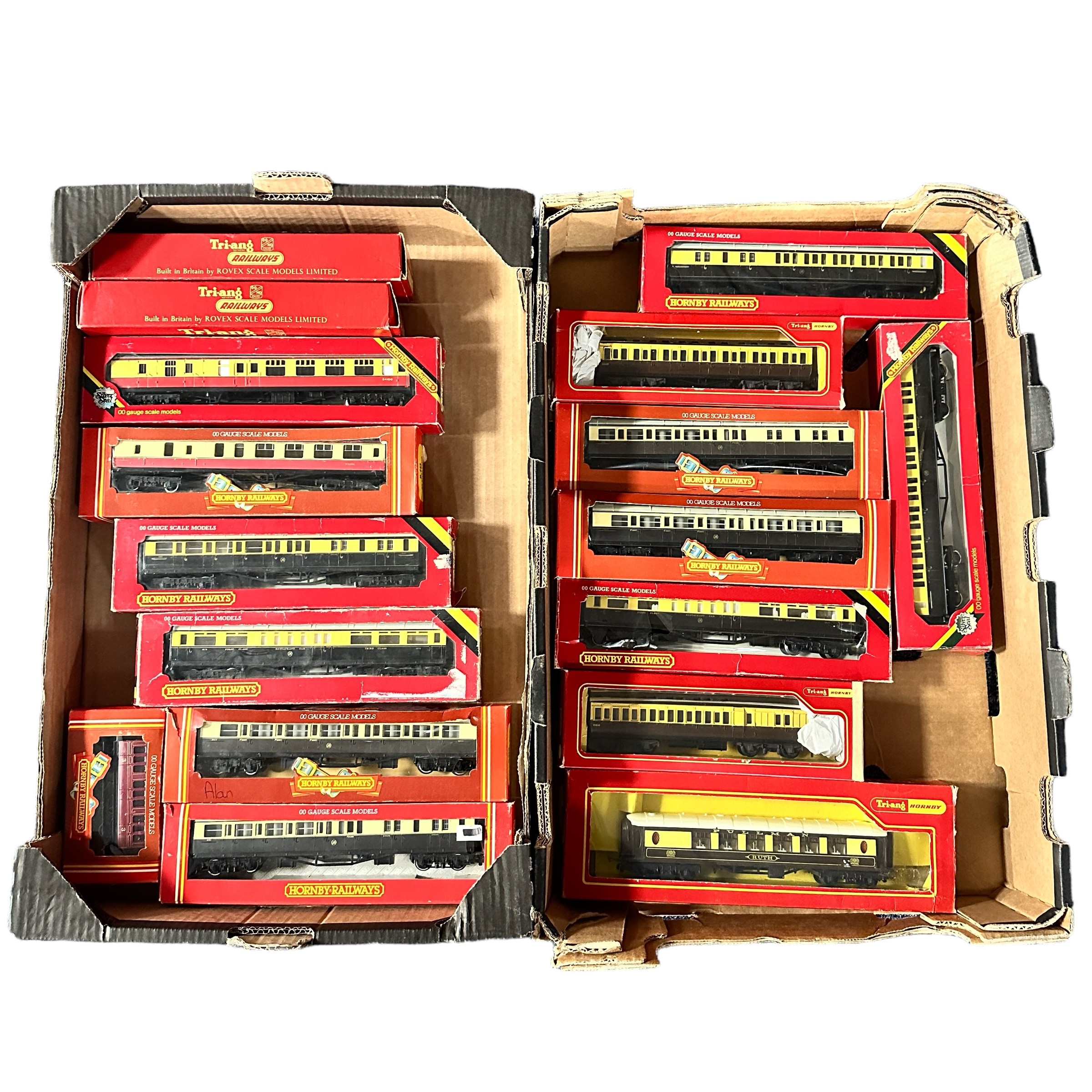 Hornby coach collection, range of liveries, generally excellent in ...