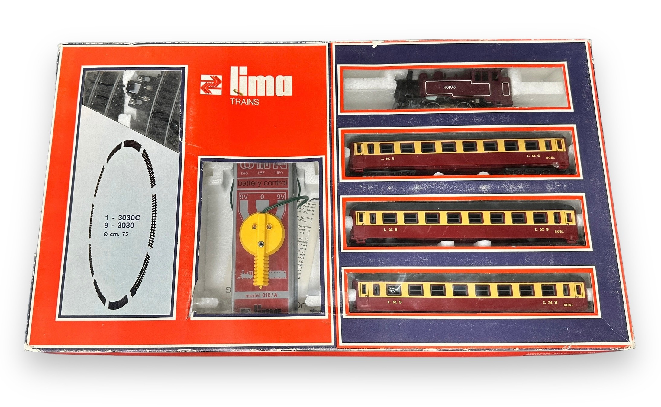 Lima train Passenger train set No. 4506A, generally excellent in good ...