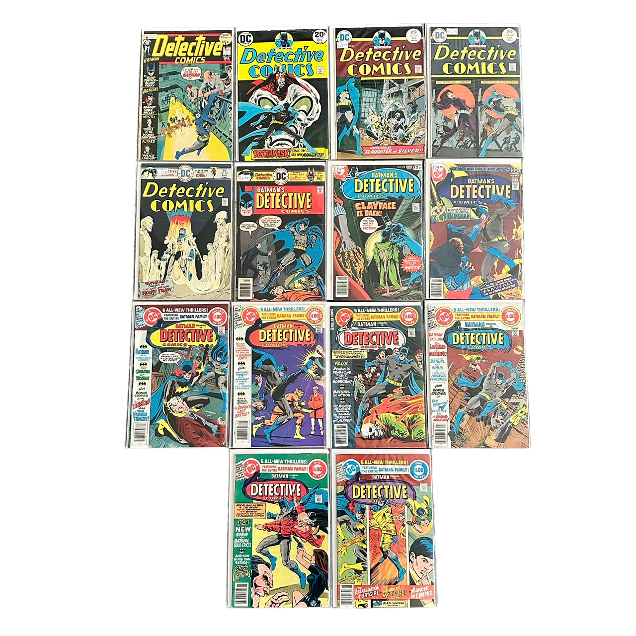 DC Comics Detective Comics 1970s (1) Nos 421, 437, 446, 448, 450, 459 ...