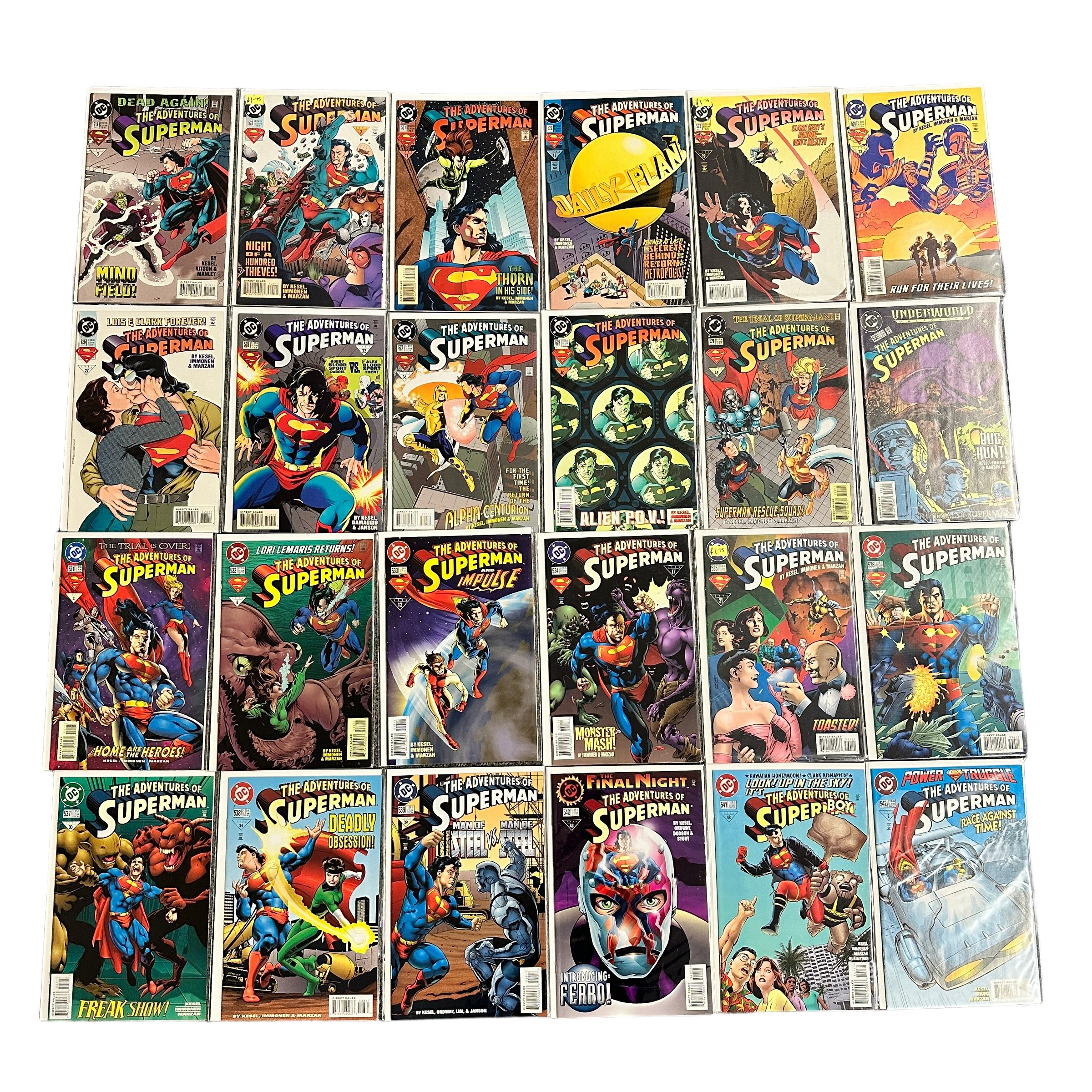 DC Comics Superman 1990s Numbers 489, 490, 491, 492, 493, 494, 495, 497 ...