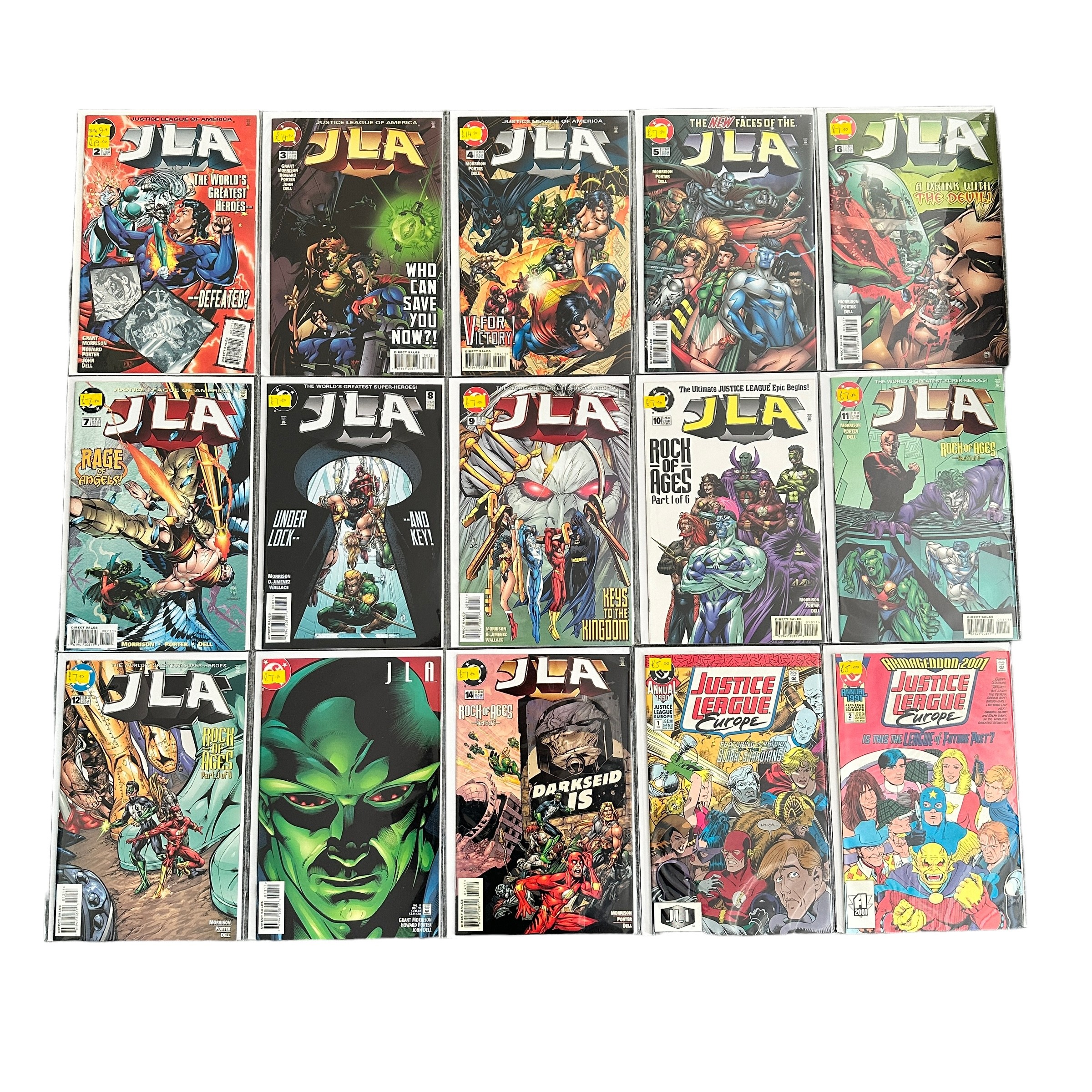 DC Comics Justice League of America 1970s Nos 153-157, 162, 163, 165 ...