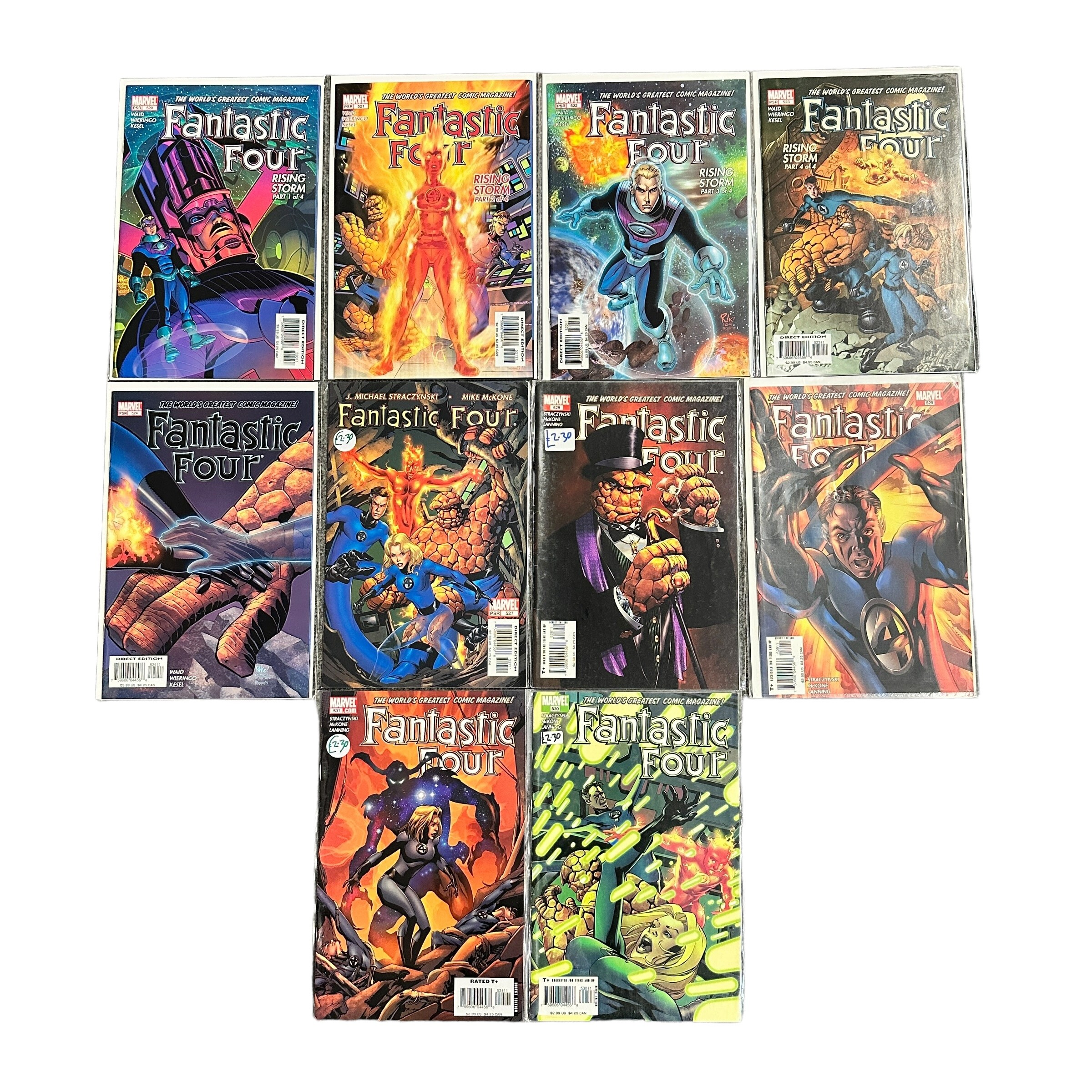Marvel Comics Fantastic Four 2000s Nos 476, 481, 482, 489-491, 493, 494 ...