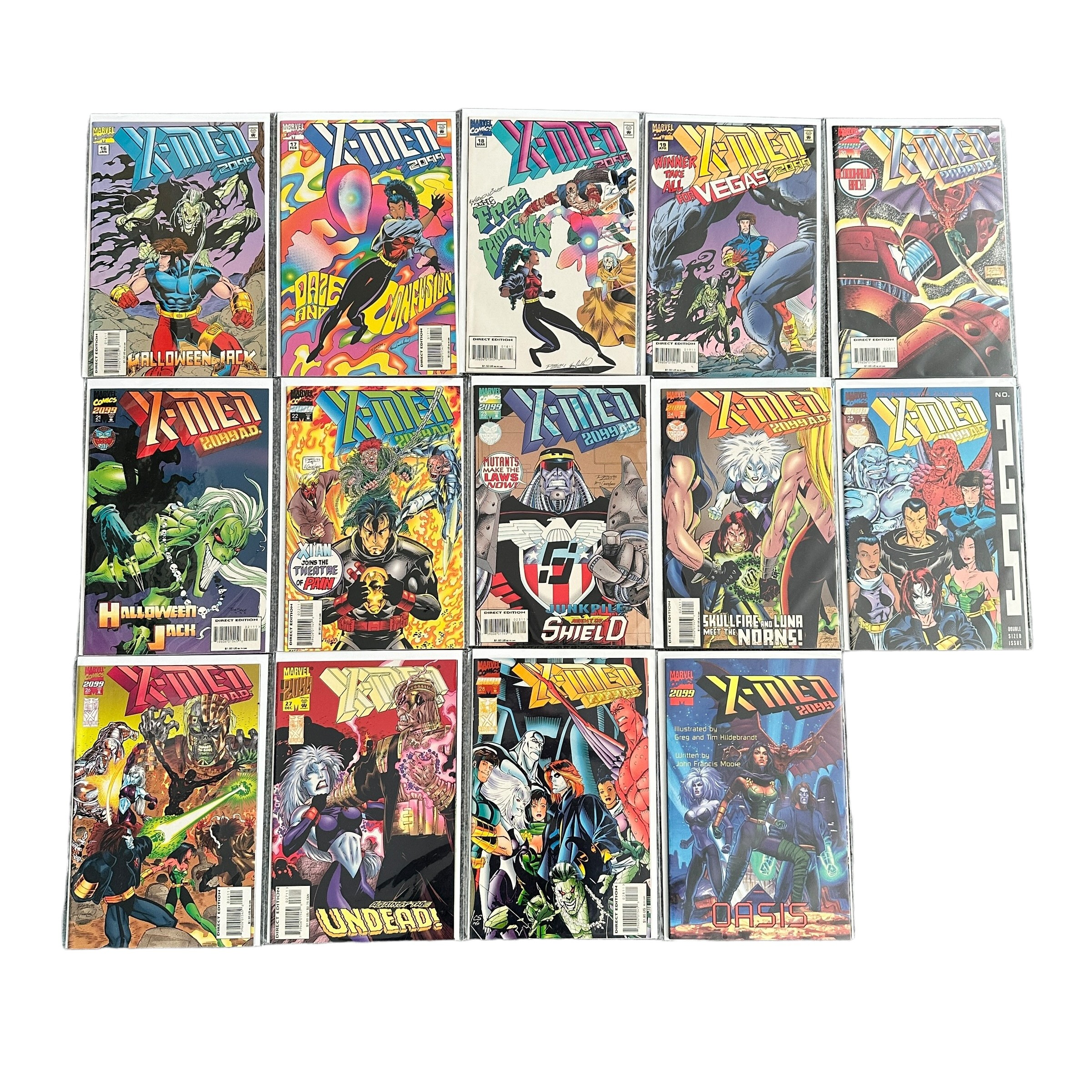 Marvel Comics X-Men 2099: 1990s Nos 1-28 plus X-Men 2099 Oasis: All 29 ...