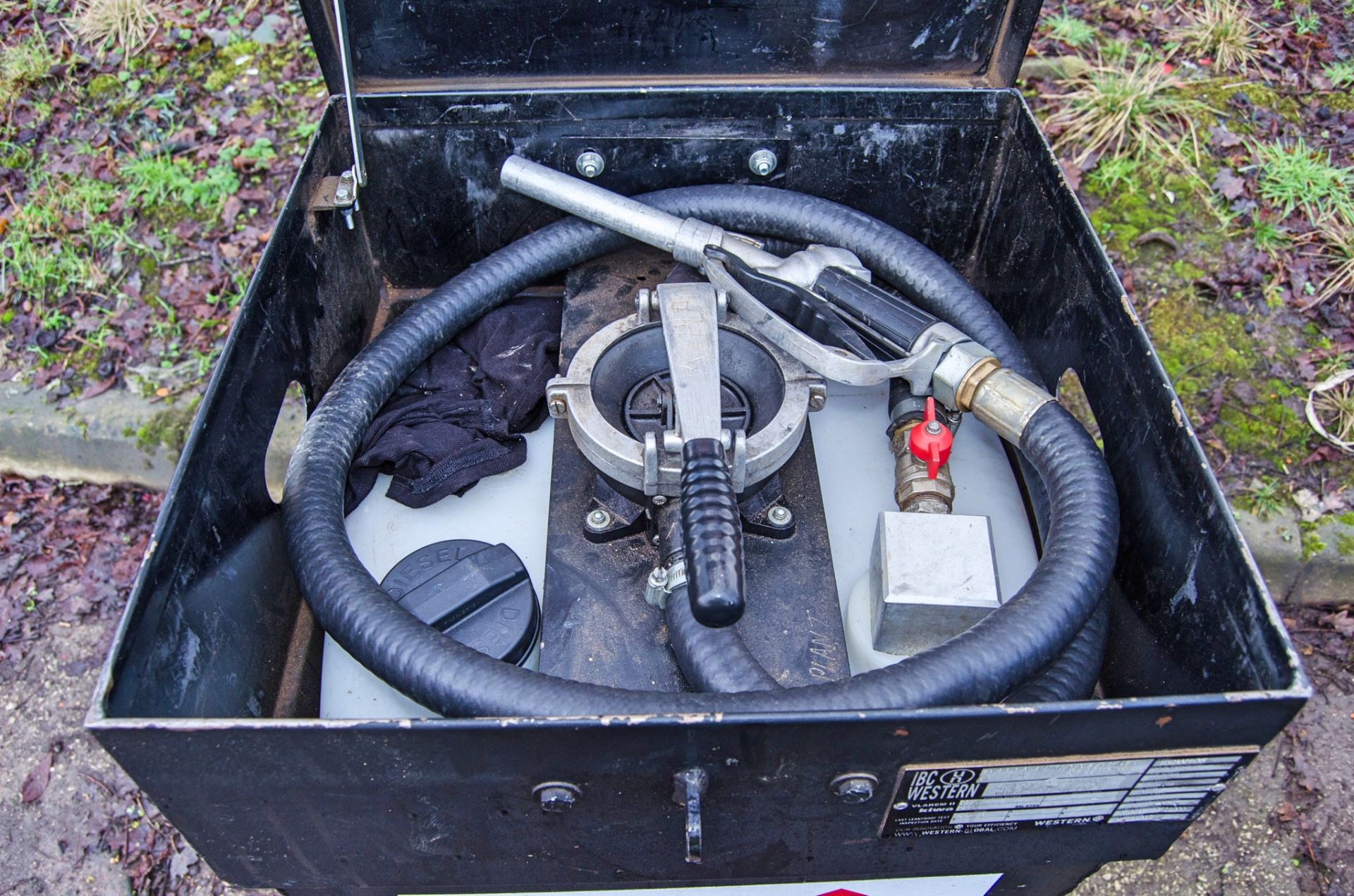Western Easy Cube 100 litre bunded fuel bowser c/w manual pump ...