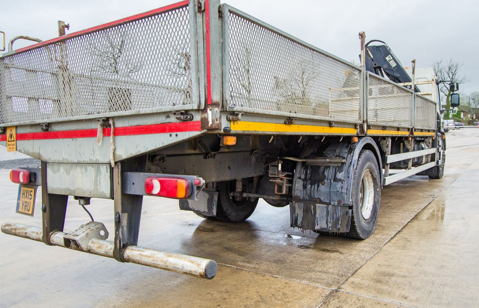 DAF LF220 4x2 18 tonne drop side crane lorry Registration Number: HX15 ...