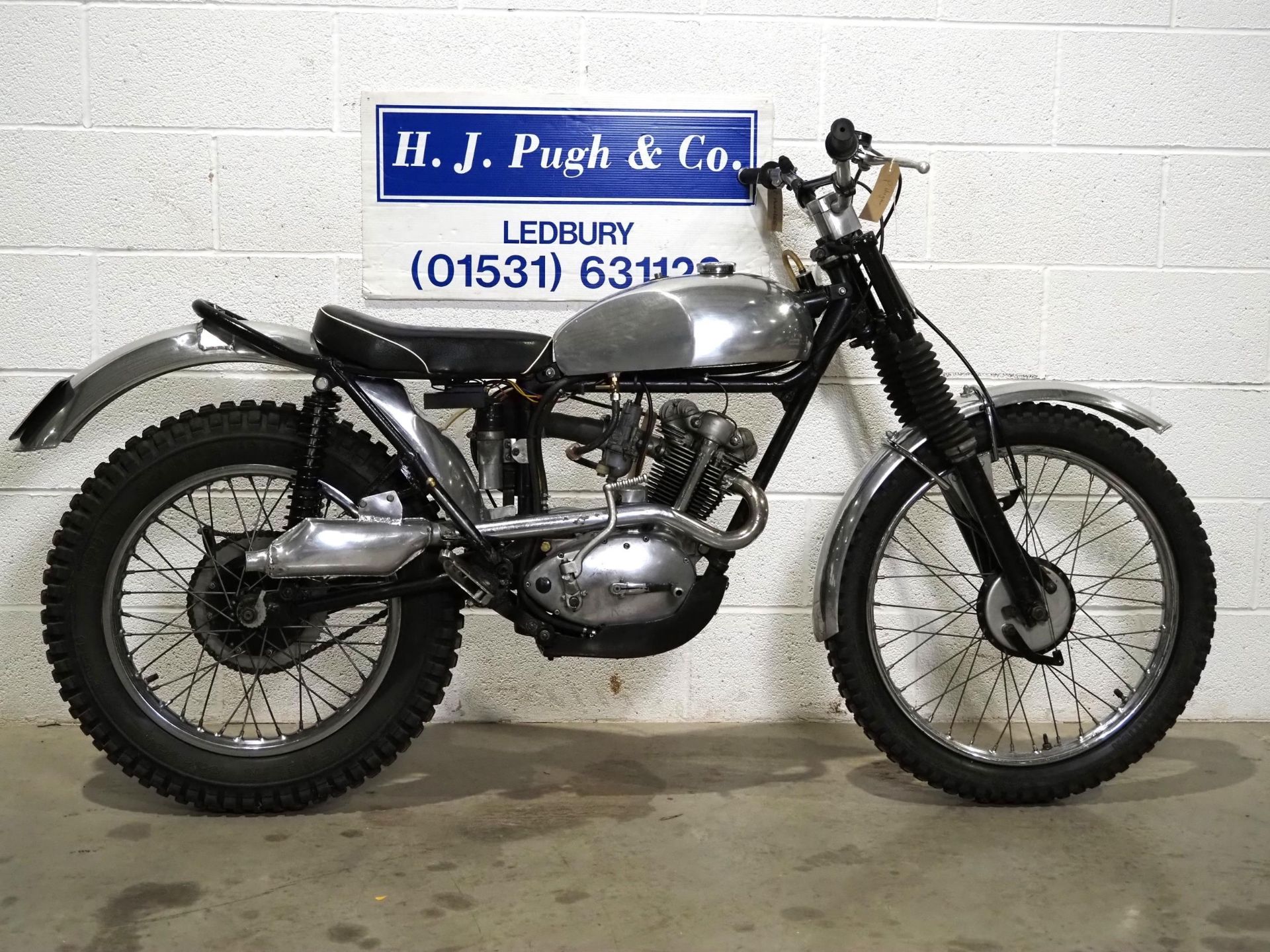 Triumph Tiger Cub trials motorcycle (Sammy Miller Replica). 1960 ...