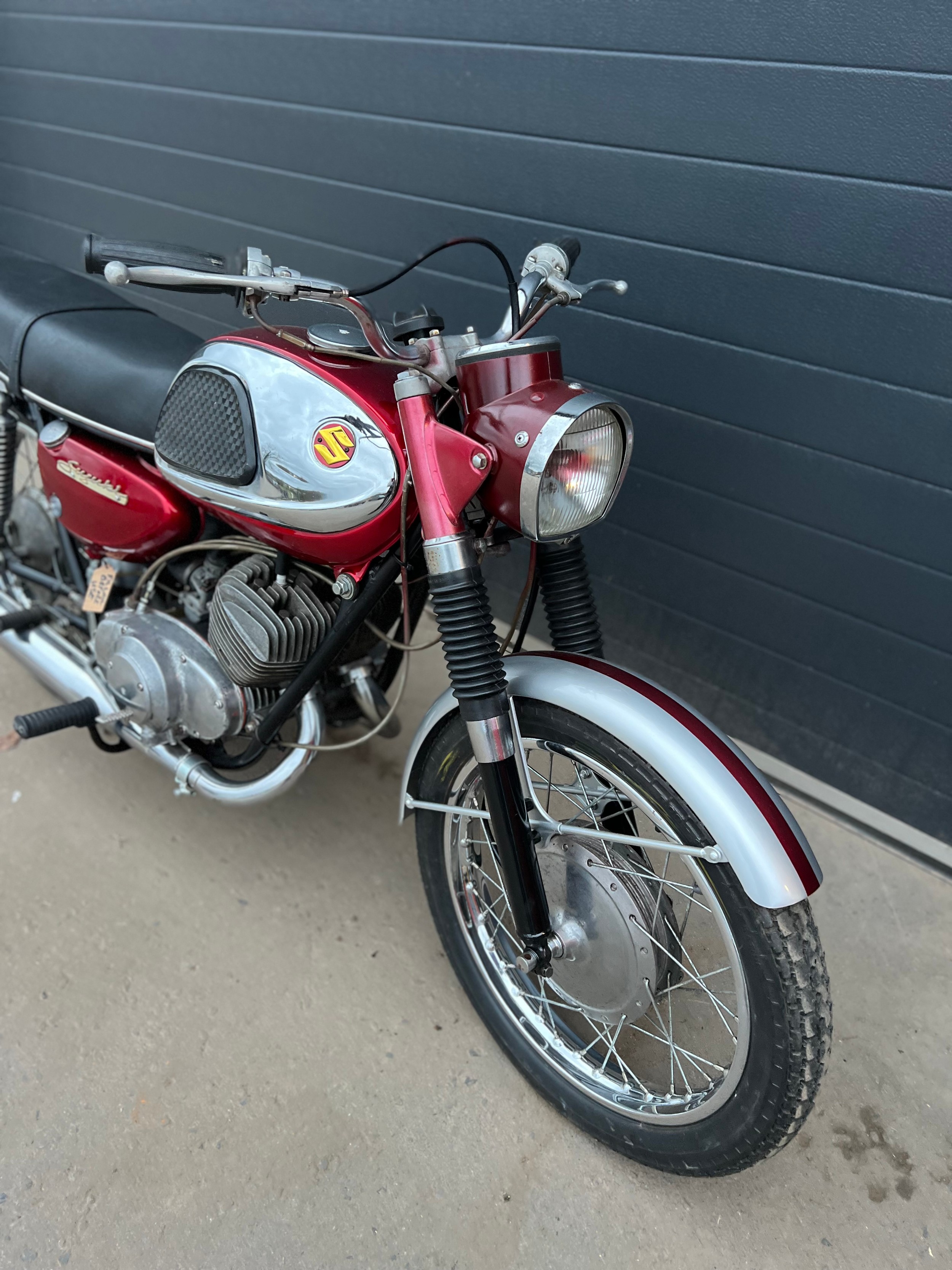 Suzuki Super Six/X6 T20 motorcycle. 1966. 250cc. Part restored to a ...