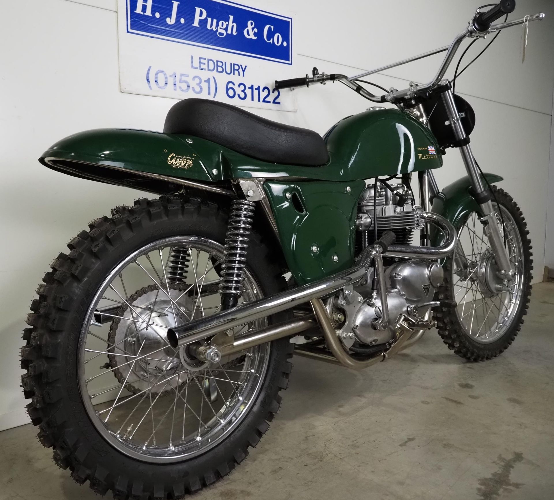 Rickman Metisse Triumph trials bike.Frame No. 4741Engine No ...