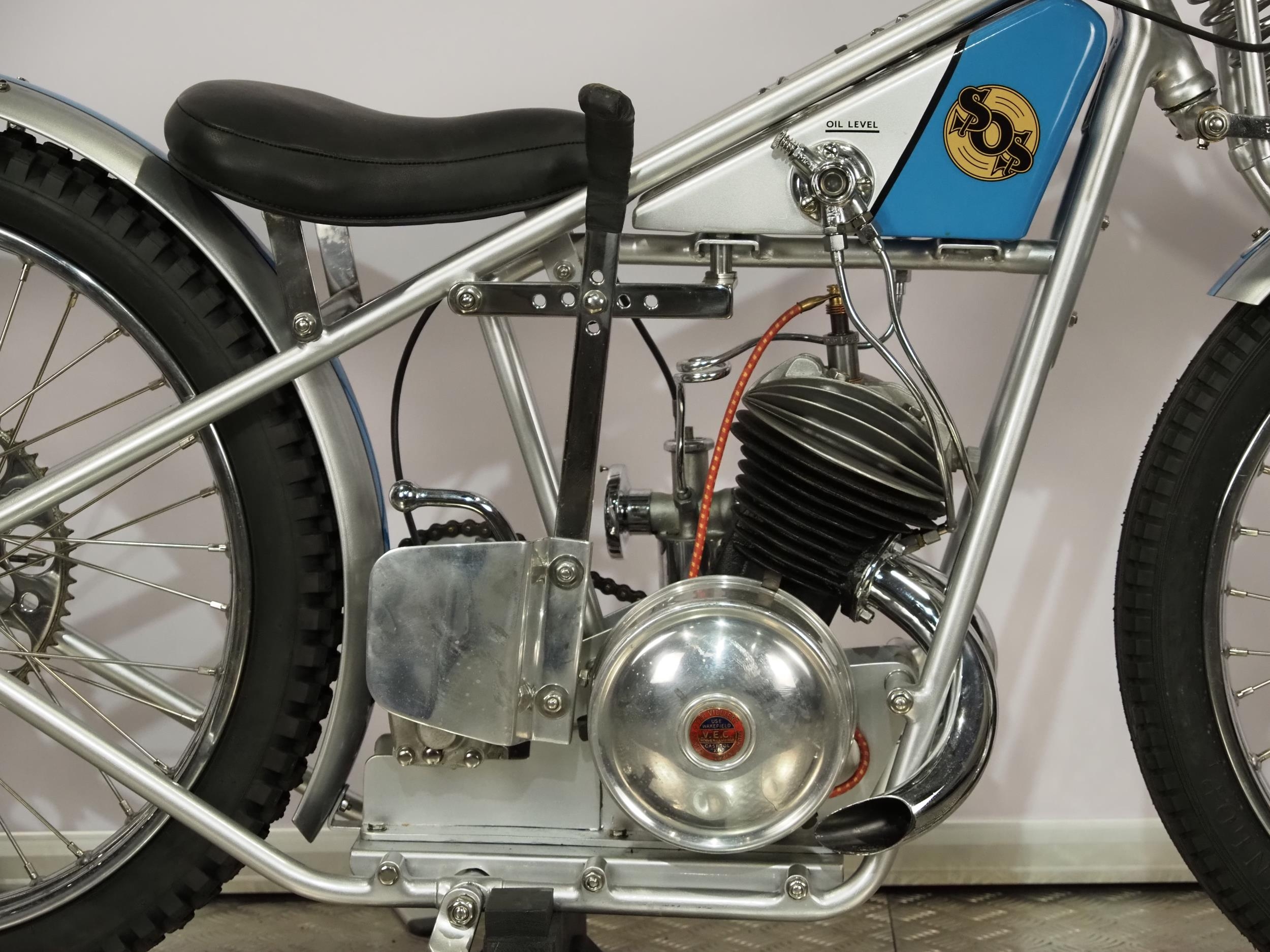S.O.S-Villiers Speedway motorcycle. 1930Frame - Super Onslow Special DT ...