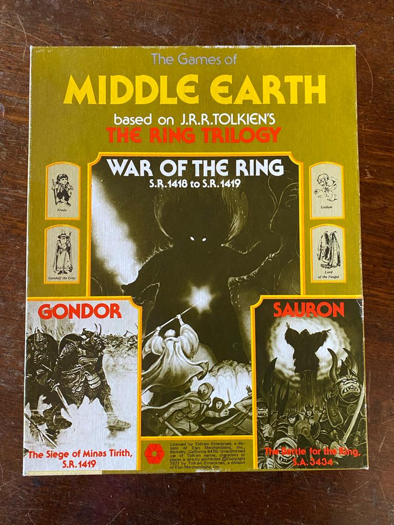 War of the Ring LOTR Strategic Wargame Roleplaying, Games of Middle ...