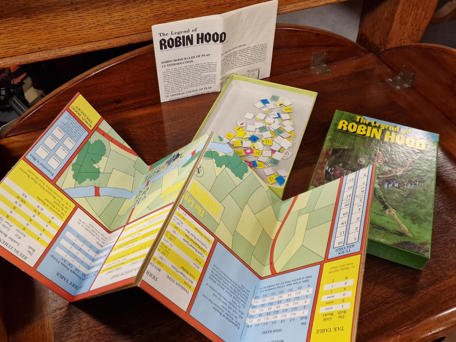 Pair of Avalon Hill Strategy War Gaming Board Games - Legend of Robin ...