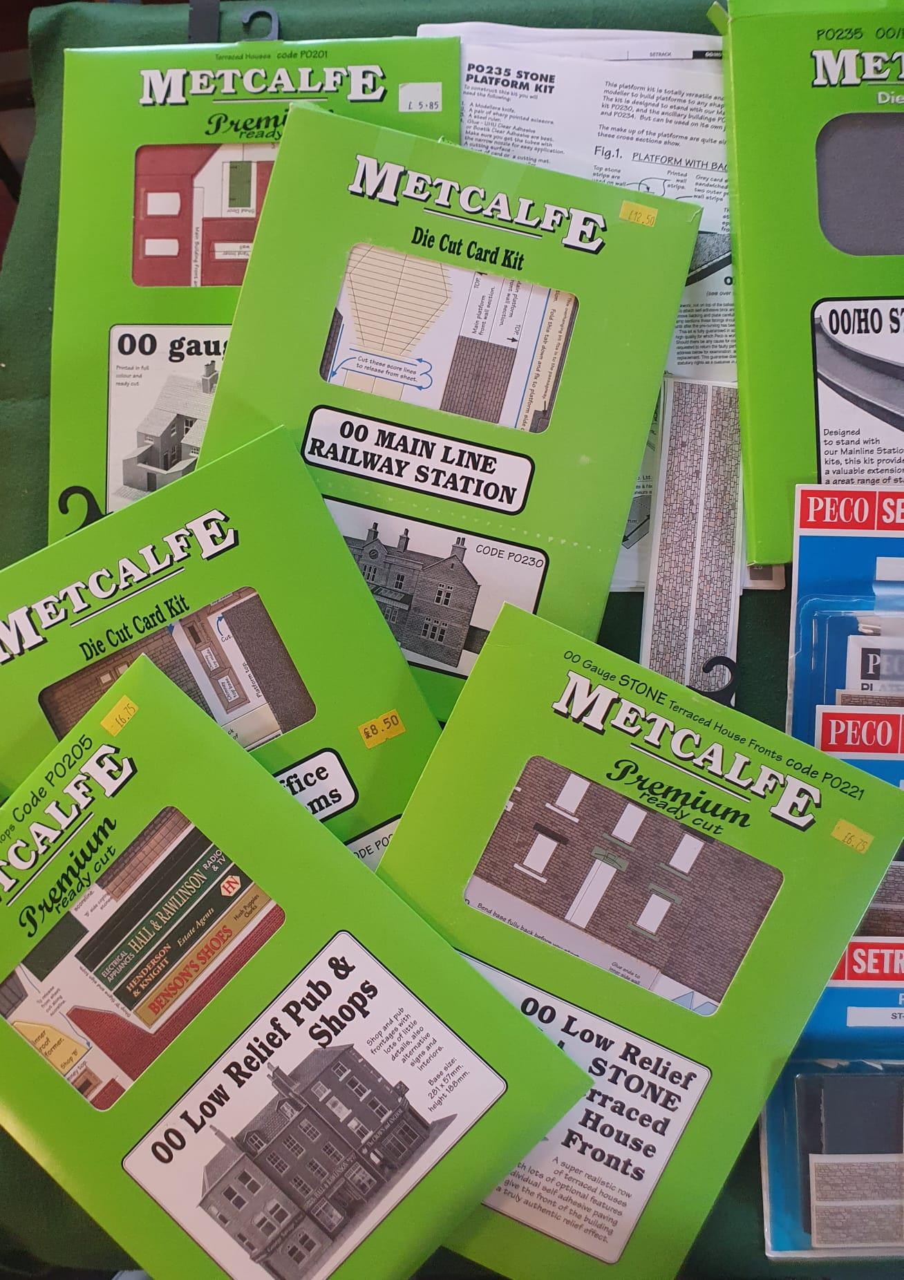 Railway Train Set Accessories Collection inc Metcalfe Scenery, Peco ...
