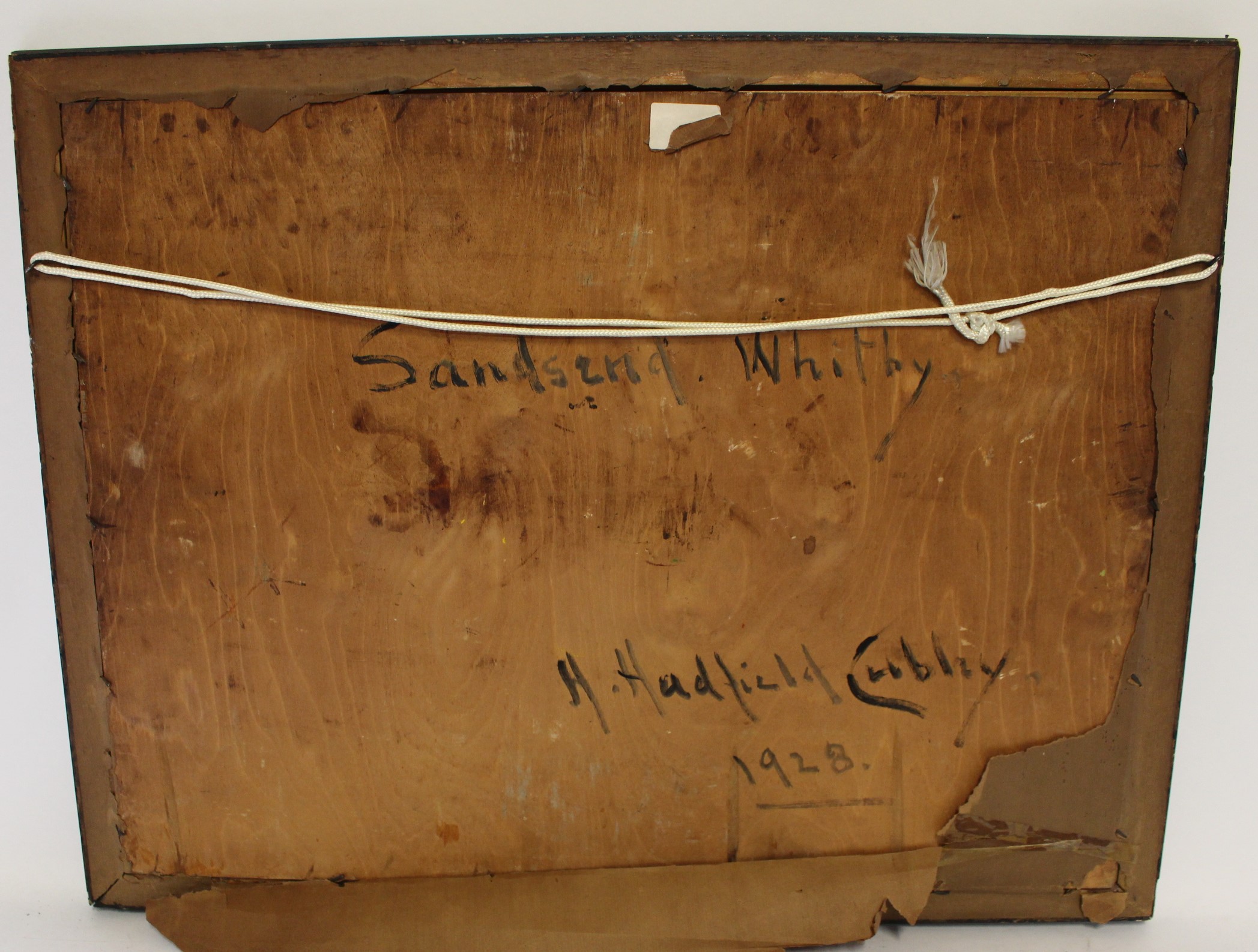 Henry Hadfield Cubley (1858-1934) "Sands End, Whitby", inscribed, dated ...