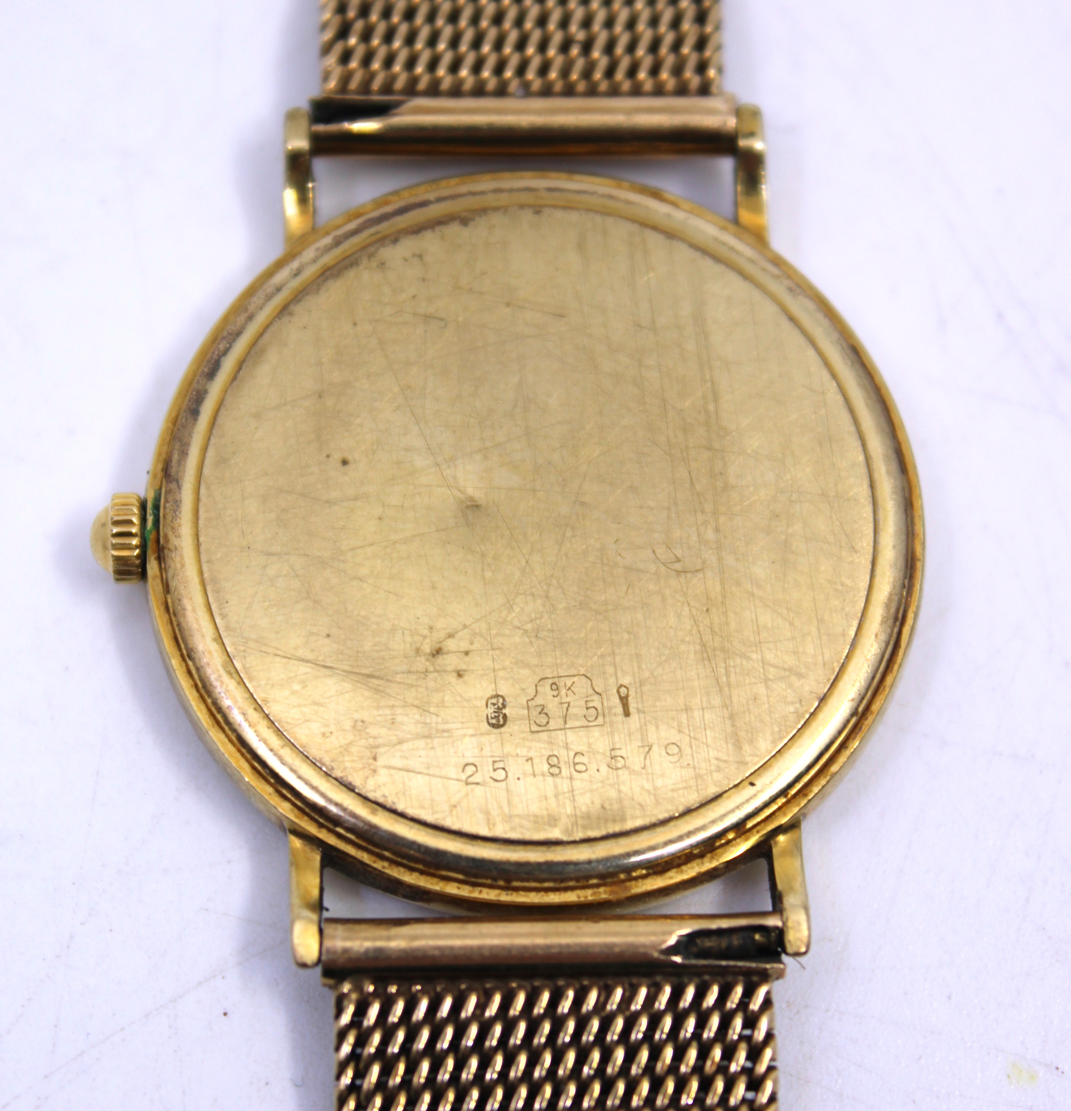 Gents 9ct Yellow Gold Longines Presence Quartz Wristwatch with 9ct Gold ...