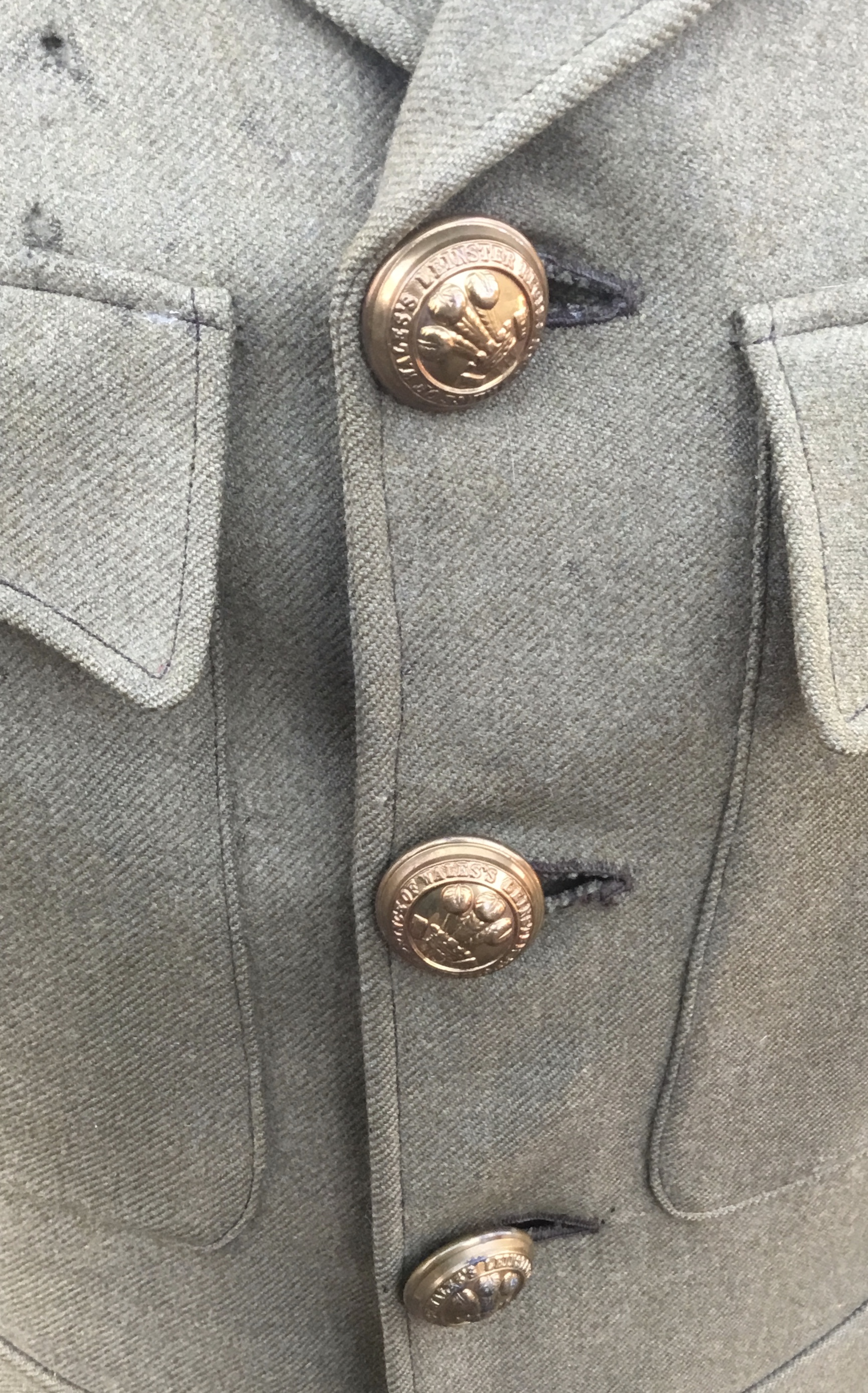 A scarcely seen Irish WW1 officer’s tunic for the Prince of Wales ...