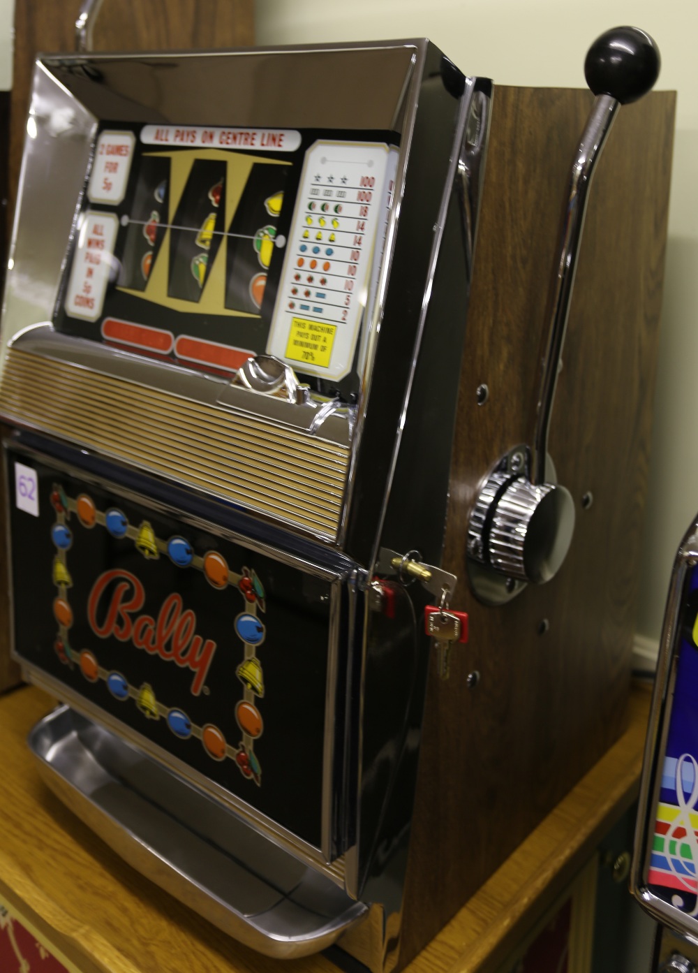 Bally Manufacturing Company Money Honey 1964 One Arm Bandit. The ...